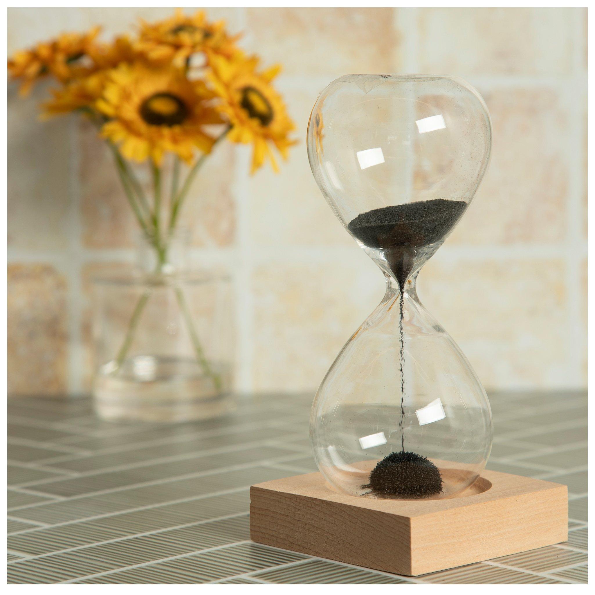 Hourglass With Magnetic Wood Base | Hobby Lobby | 1285923