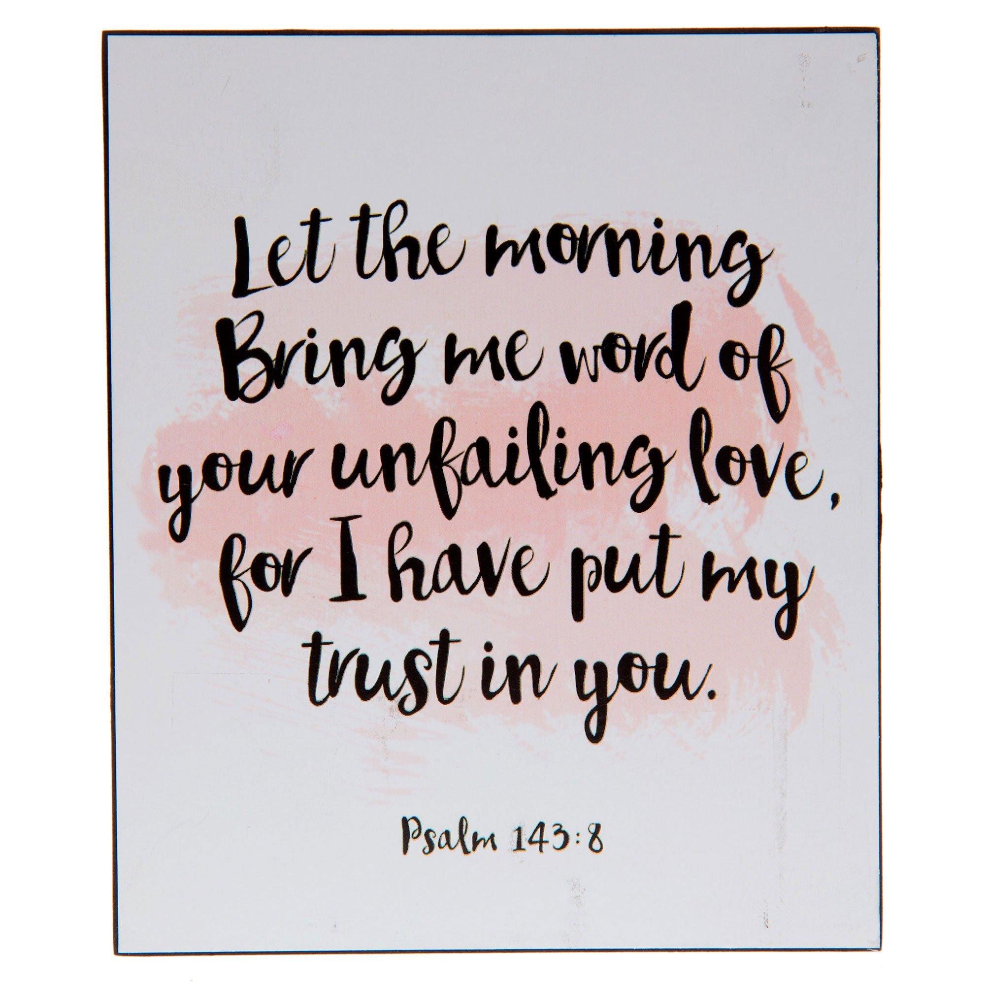 Psalm 143:8 Wood Decor | Hobby Lobby | 1295740