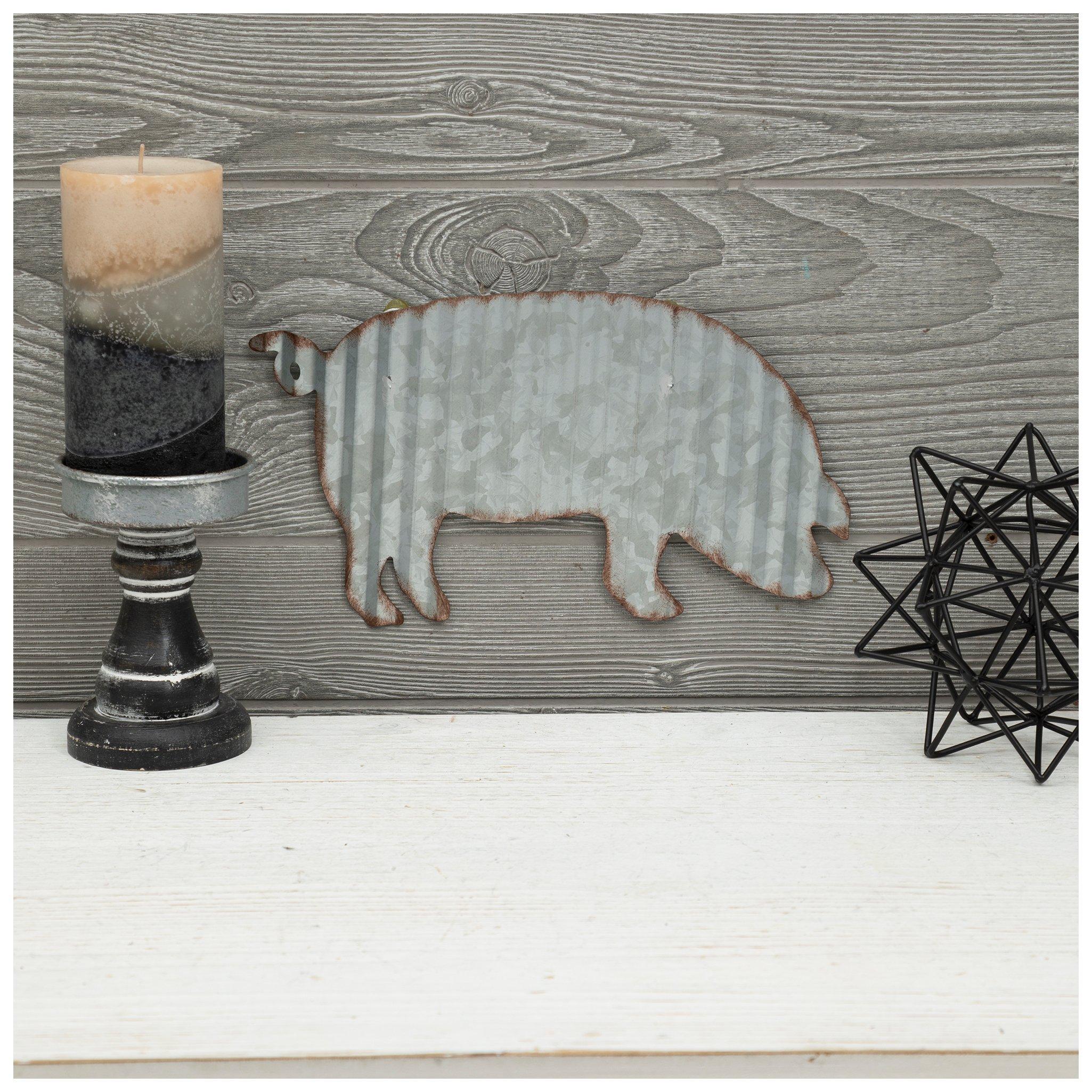 Pig Corrugated Metal Wall Decor | Hobby Lobby | 1299817