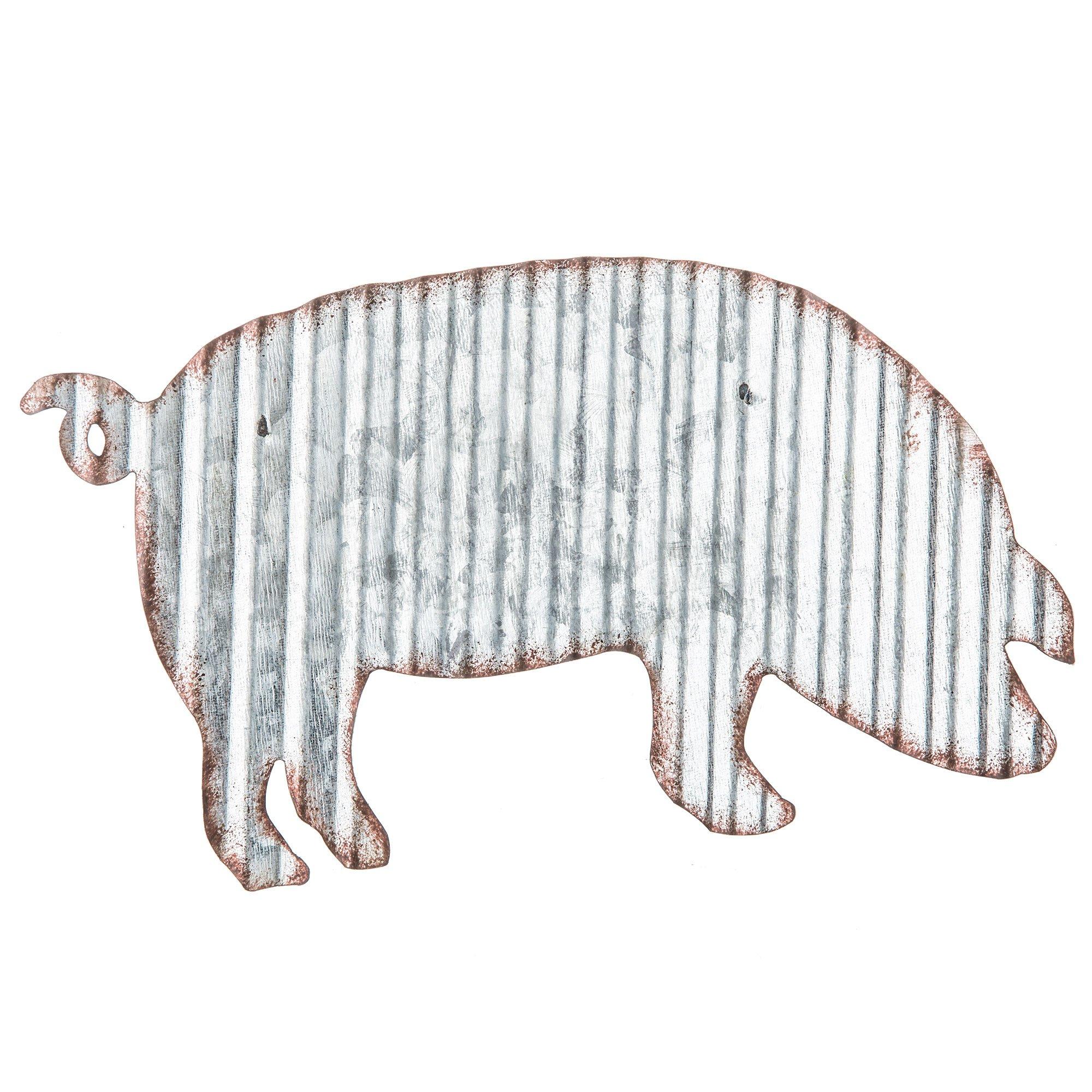 Pig Corrugated Metal Wall Decor | Hobby Lobby | 1299817