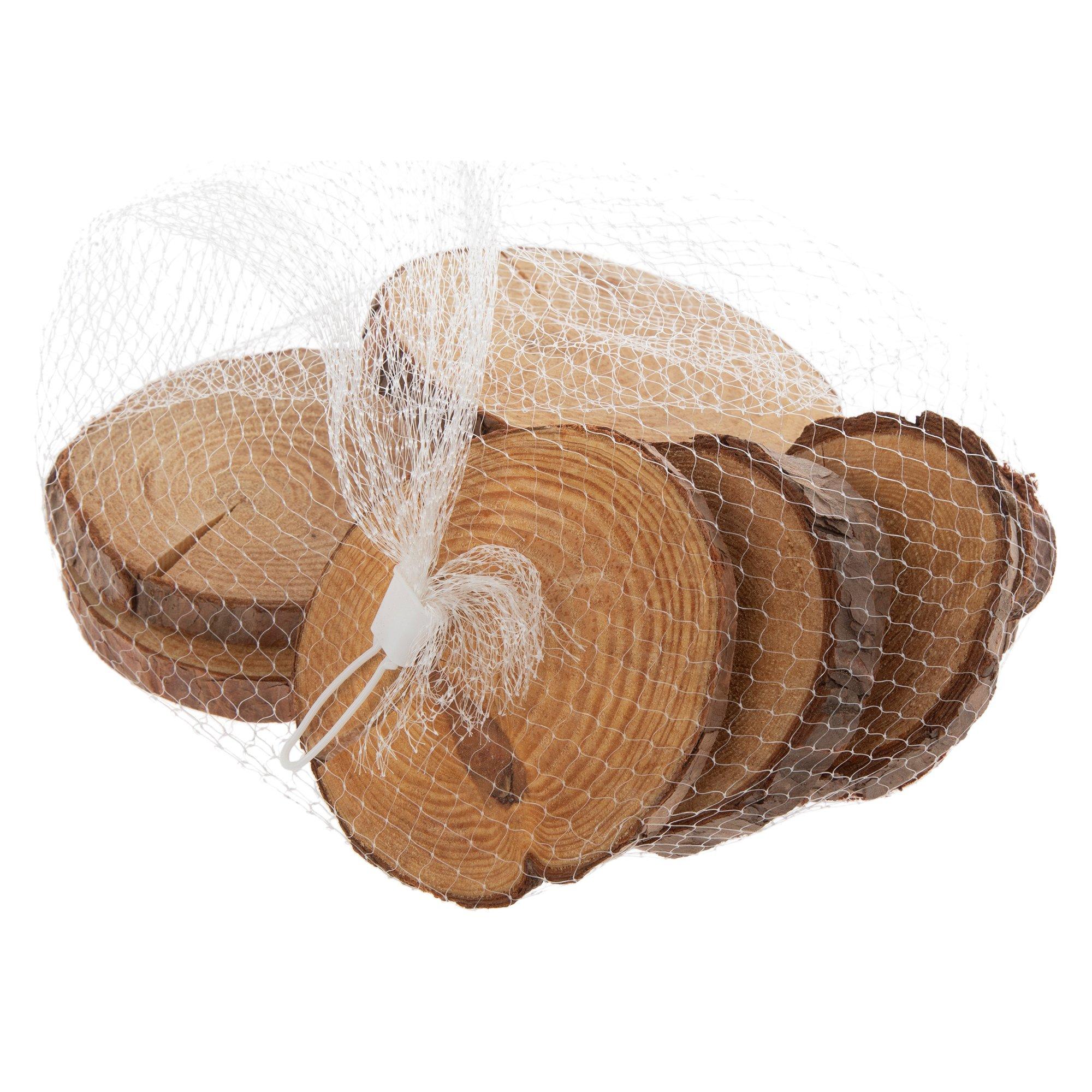 Pine Wood Discs With Bark | Hobby Lobby | 1307917