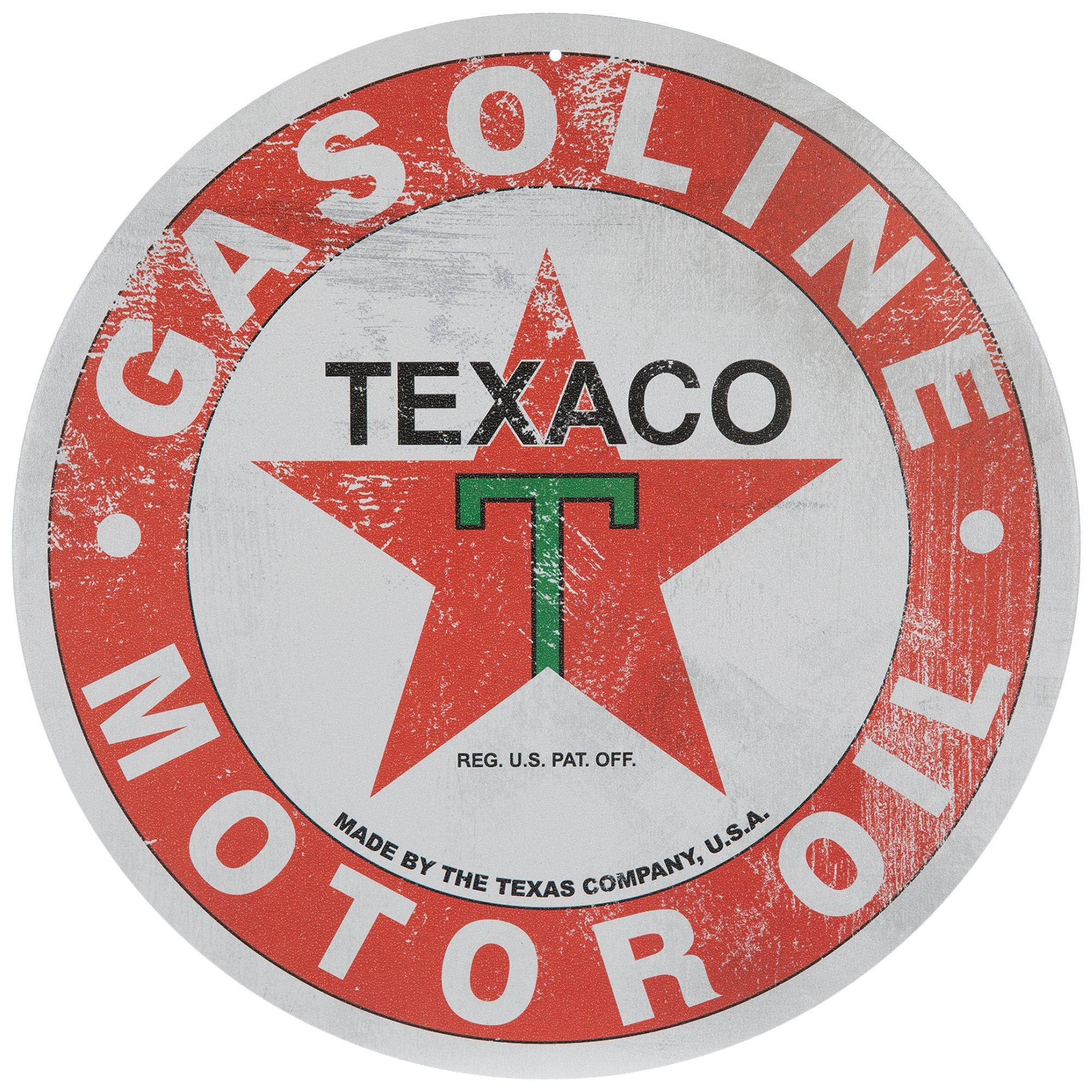 Texaco Round Metal Sign | Hobby Lobby | 1310762