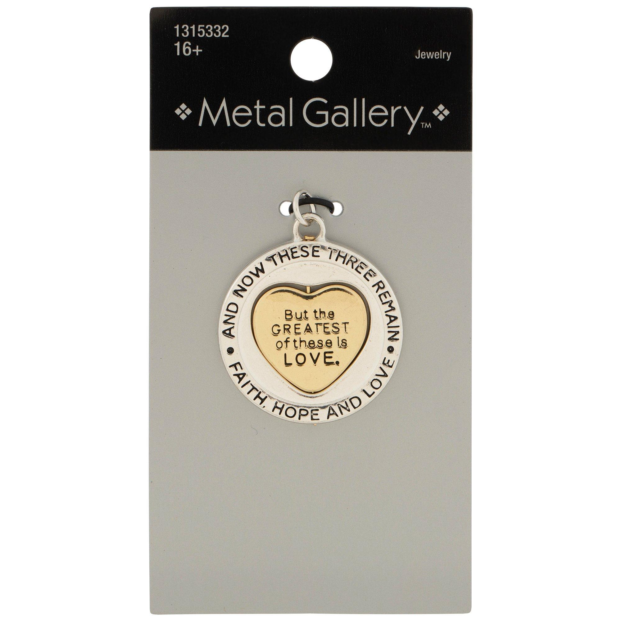 1 Corinthians 13:13 Spinner Pendant | Hobby Lobby | 1315332