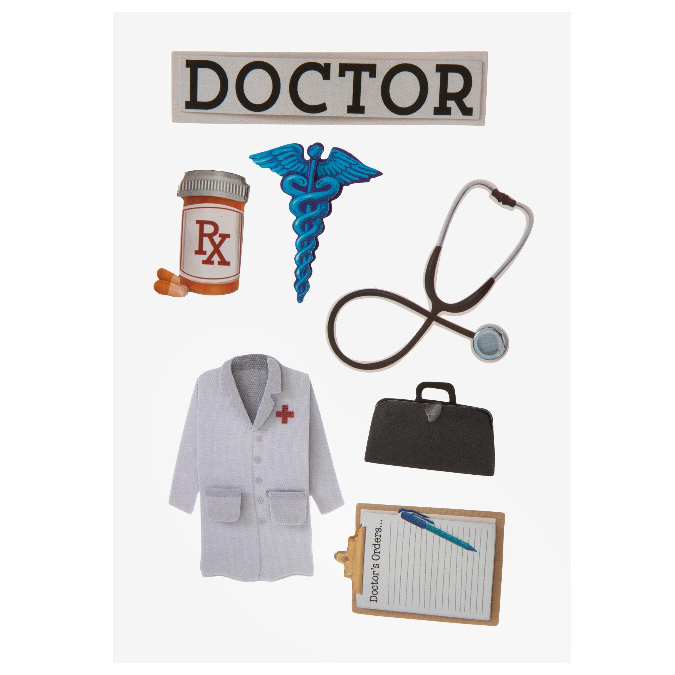 Doctor 3D Stickers | Hobby Lobby | 1339340