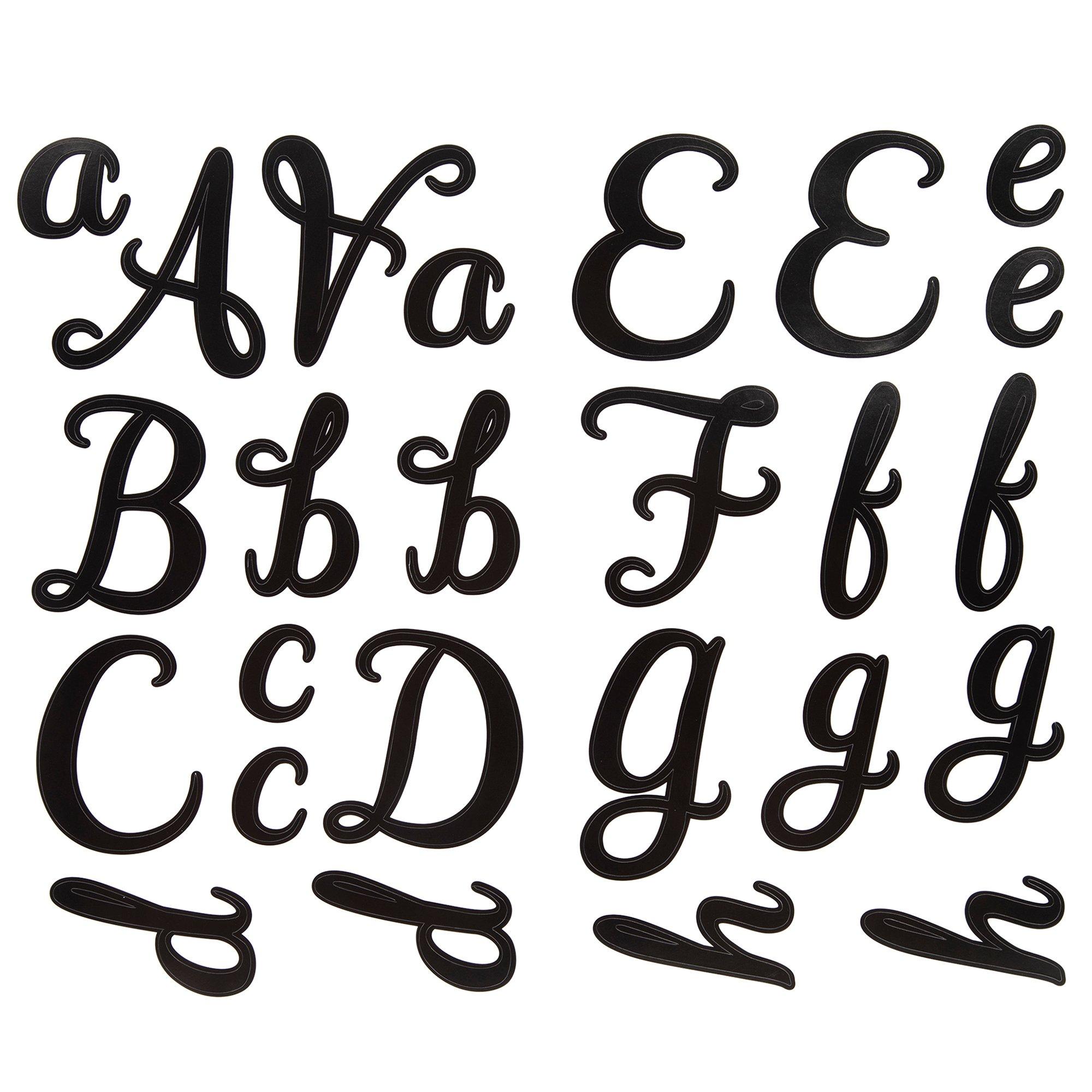 Script Alphabet Stickers | Hobby Lobby | 1339860