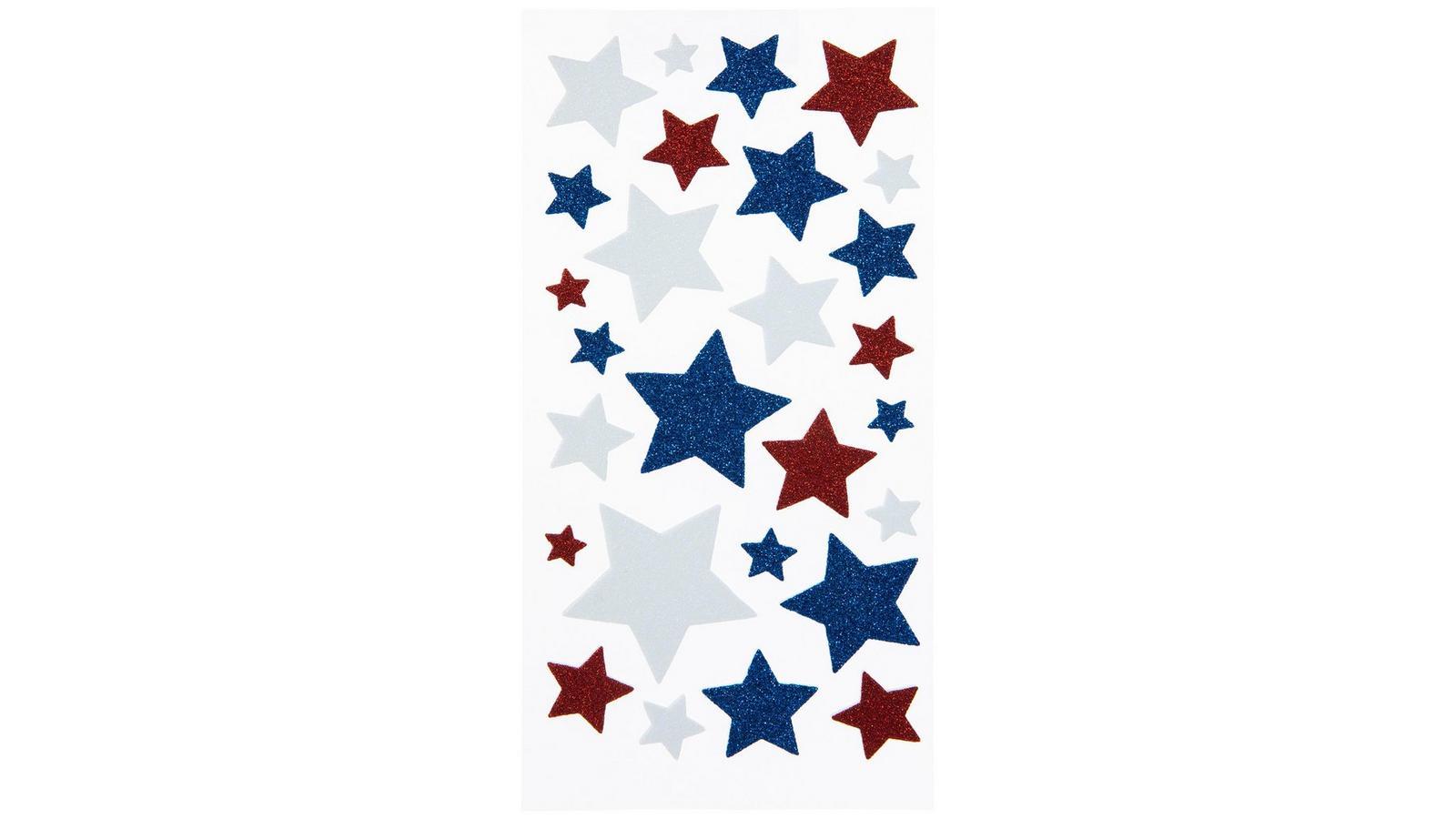 Patriotic Star Stickers