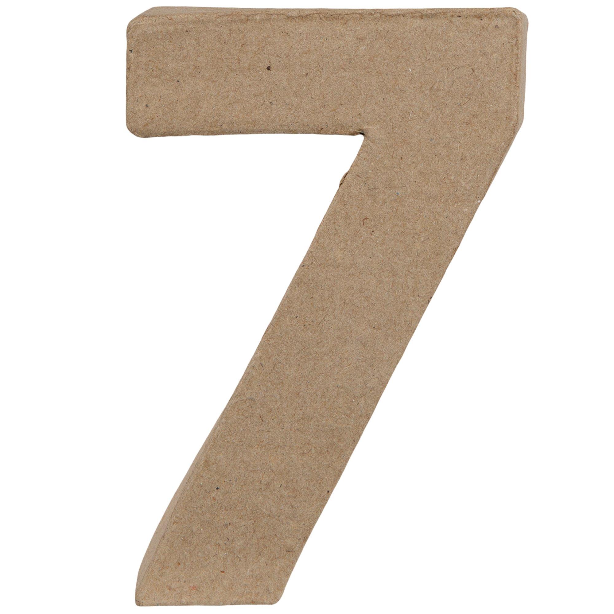 Paper Mache Number - 4" | Hobby Lobby | 1349083