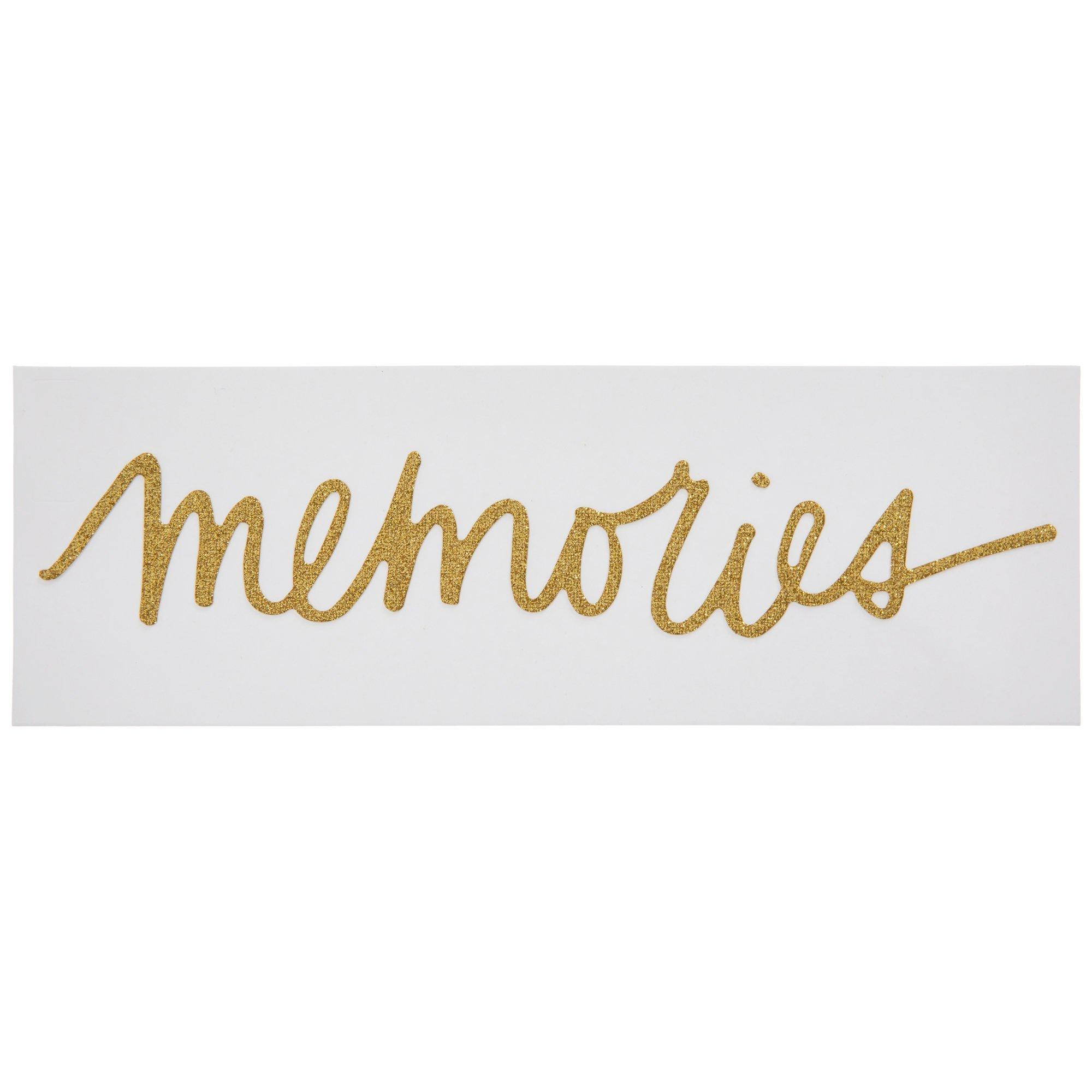 Memories Glitter Sticker | Hobby Lobby | 1384130