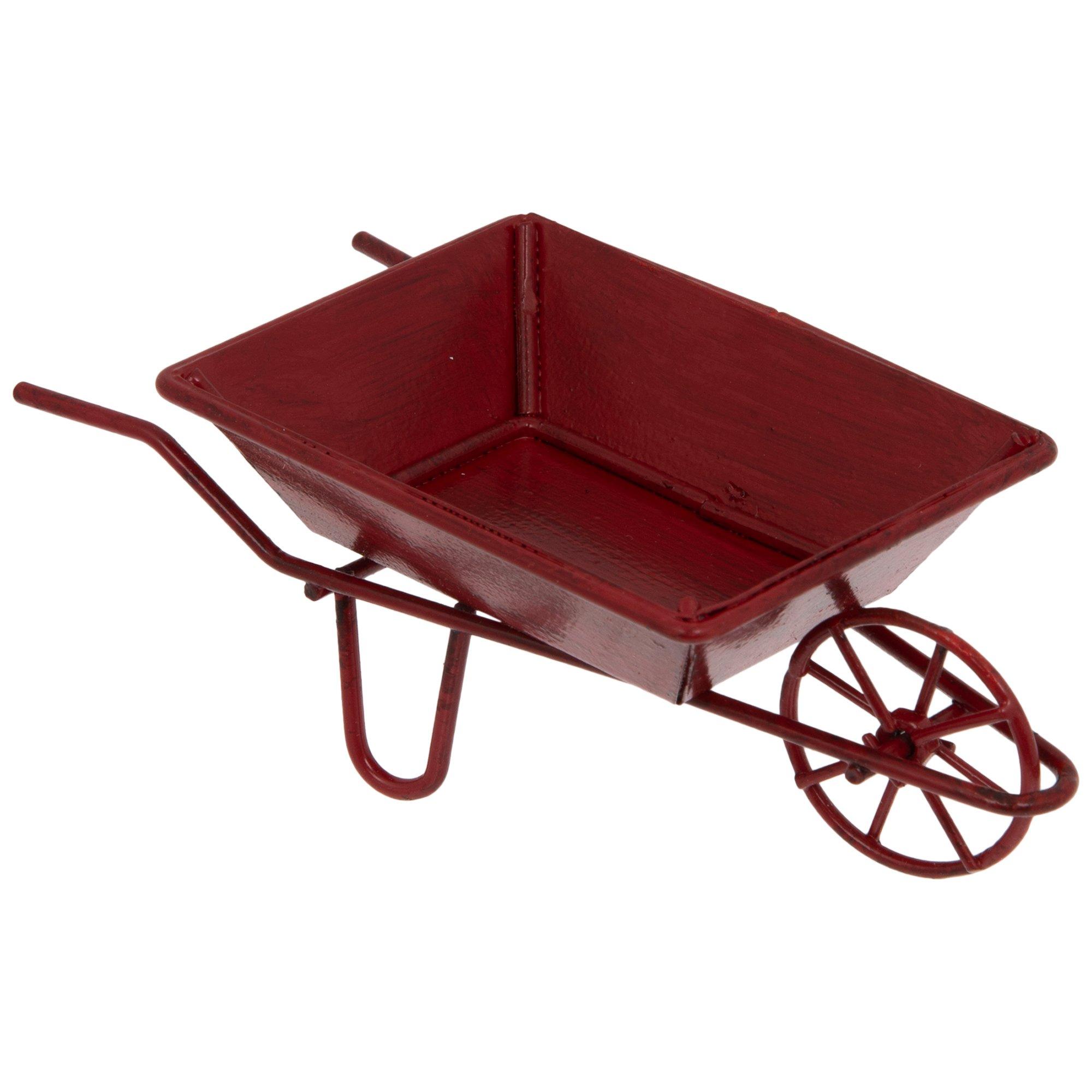 Red Metal Wheelbarrow | Hobby Lobby | 1397694