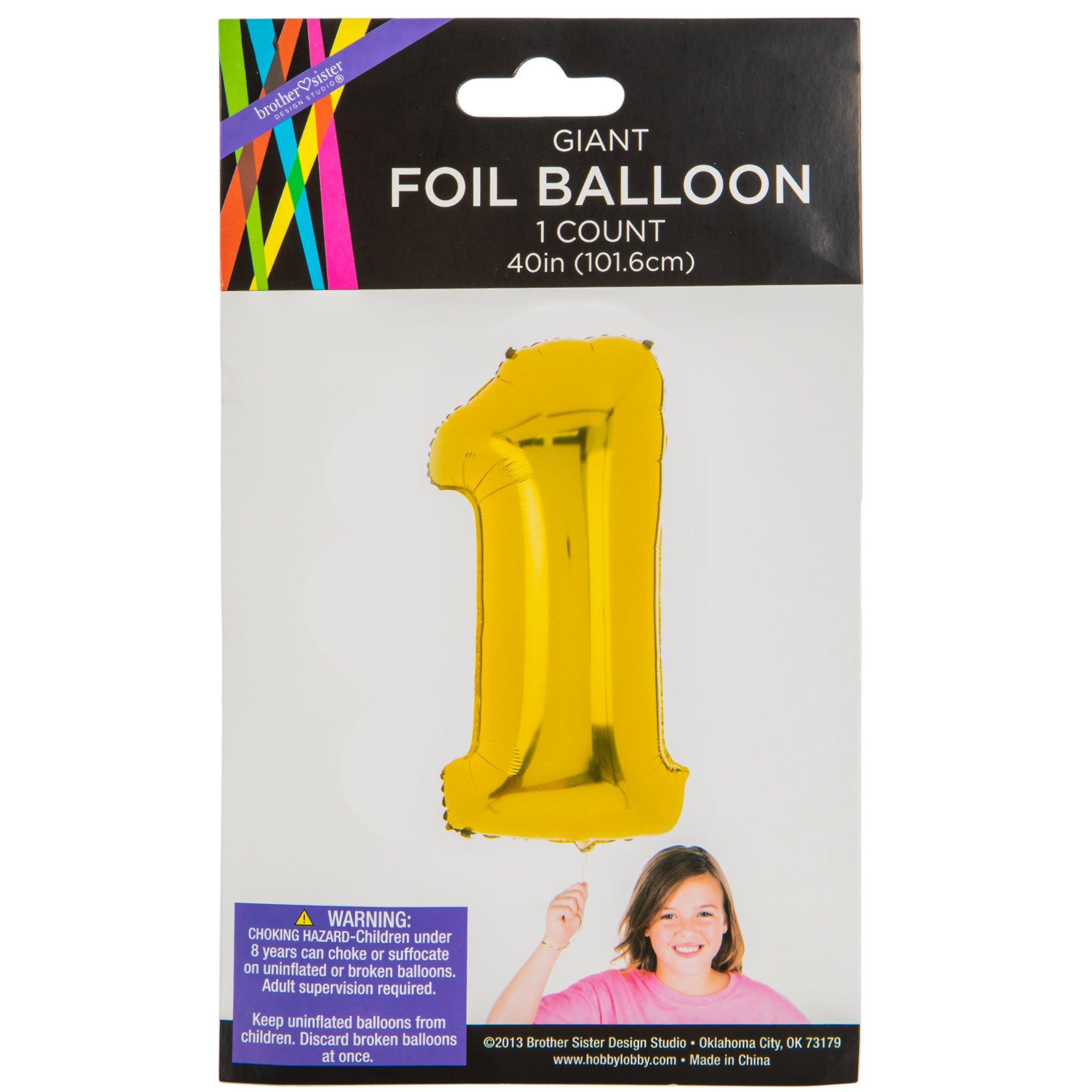 Giant Foil Number Balloon | Hobby Lobby | 1420041