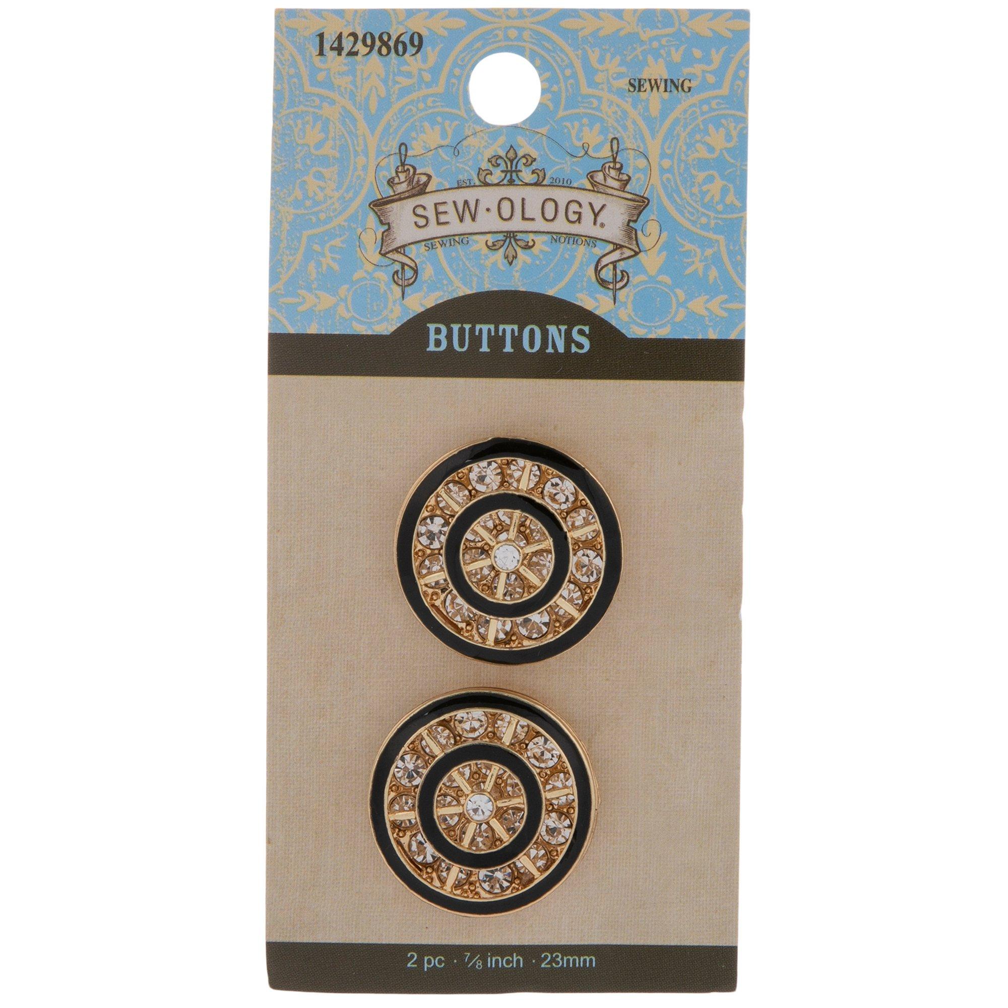 Gold Spoke Shank Buttons - 23mm | Hobby Lobby | 1429869