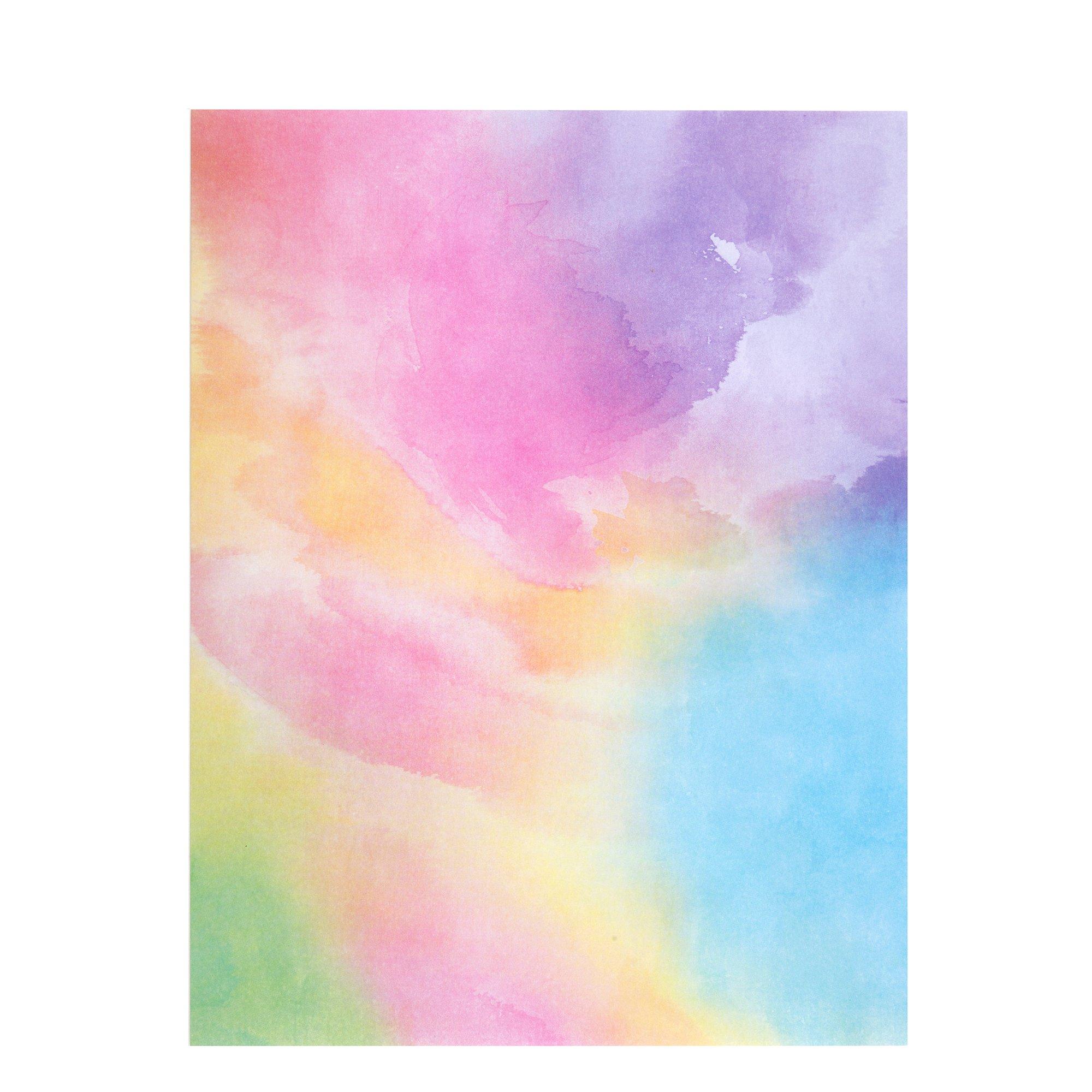 Watercolor Scrapbook Paper - 8 1/2" x 11" | Hobby Lobby | 1434844