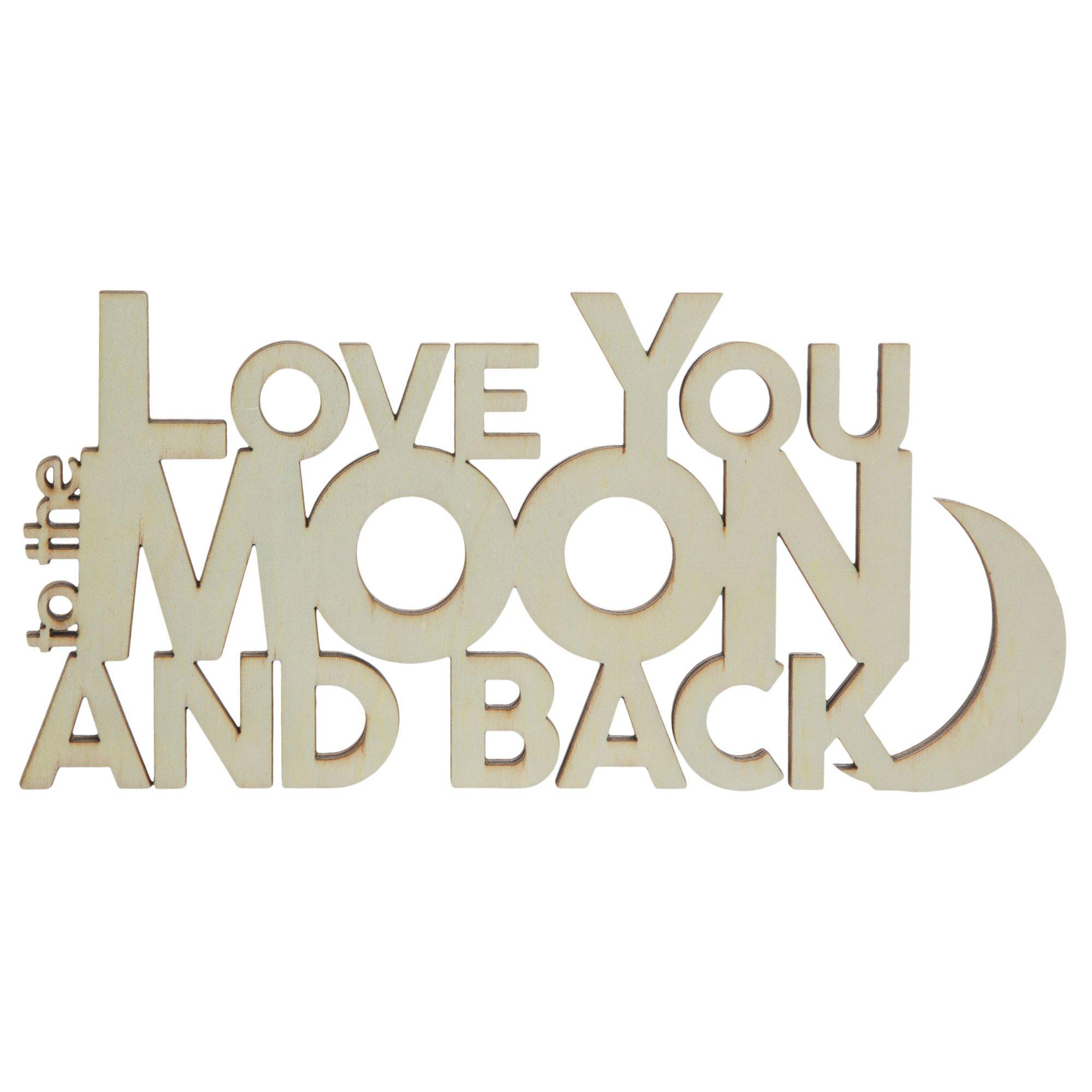Moon & Back Wood Cutout | Hobby Lobby | 1441310