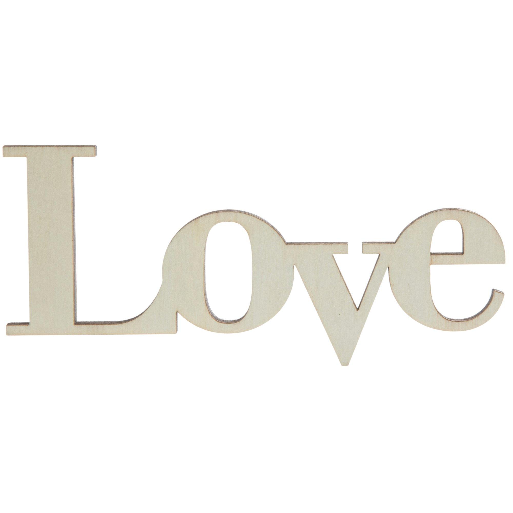 Love Wood Cutout | Hobby Lobby | 1441377
