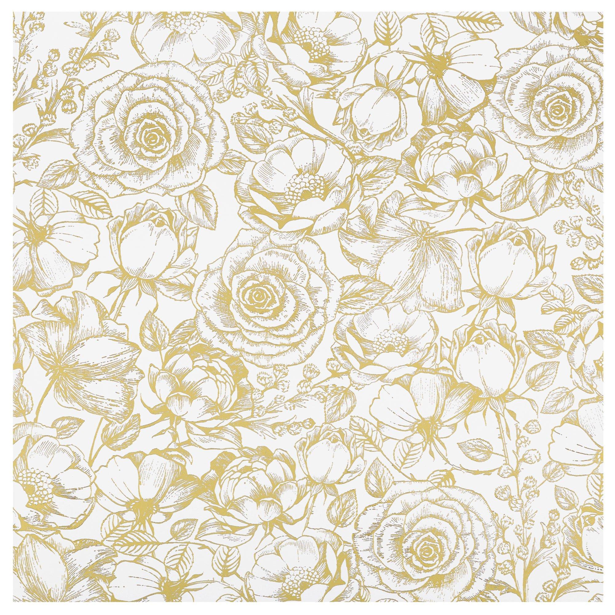 Floral Scrapbook Paper - 12" x 12" | Hobby Lobby | 1443027