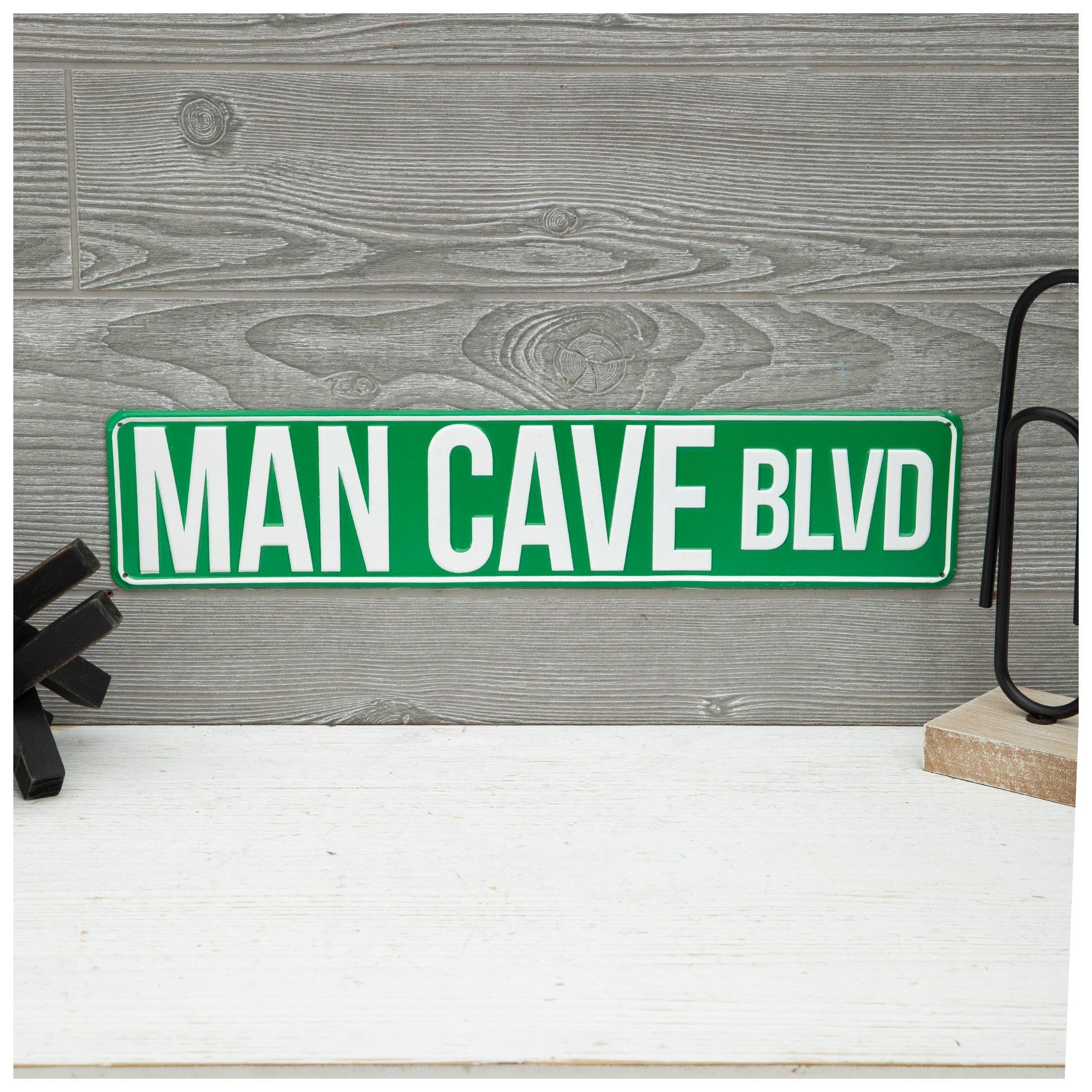 Mancave Accessories Men Man Cave Dome Metal Sign – Round Bar Decor For ...