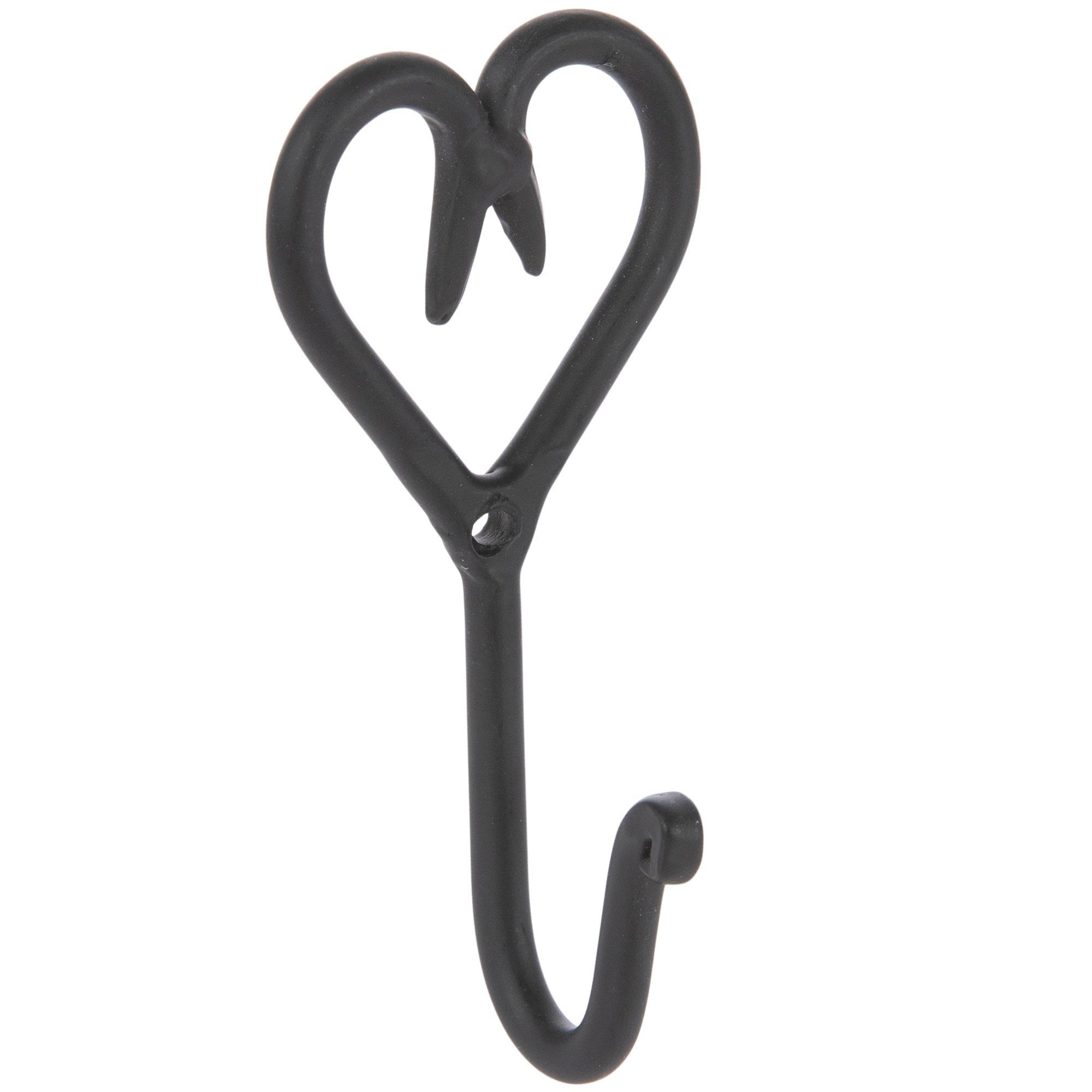Black Heart Metal Wall Hook | Hobby Lobby | 1467711