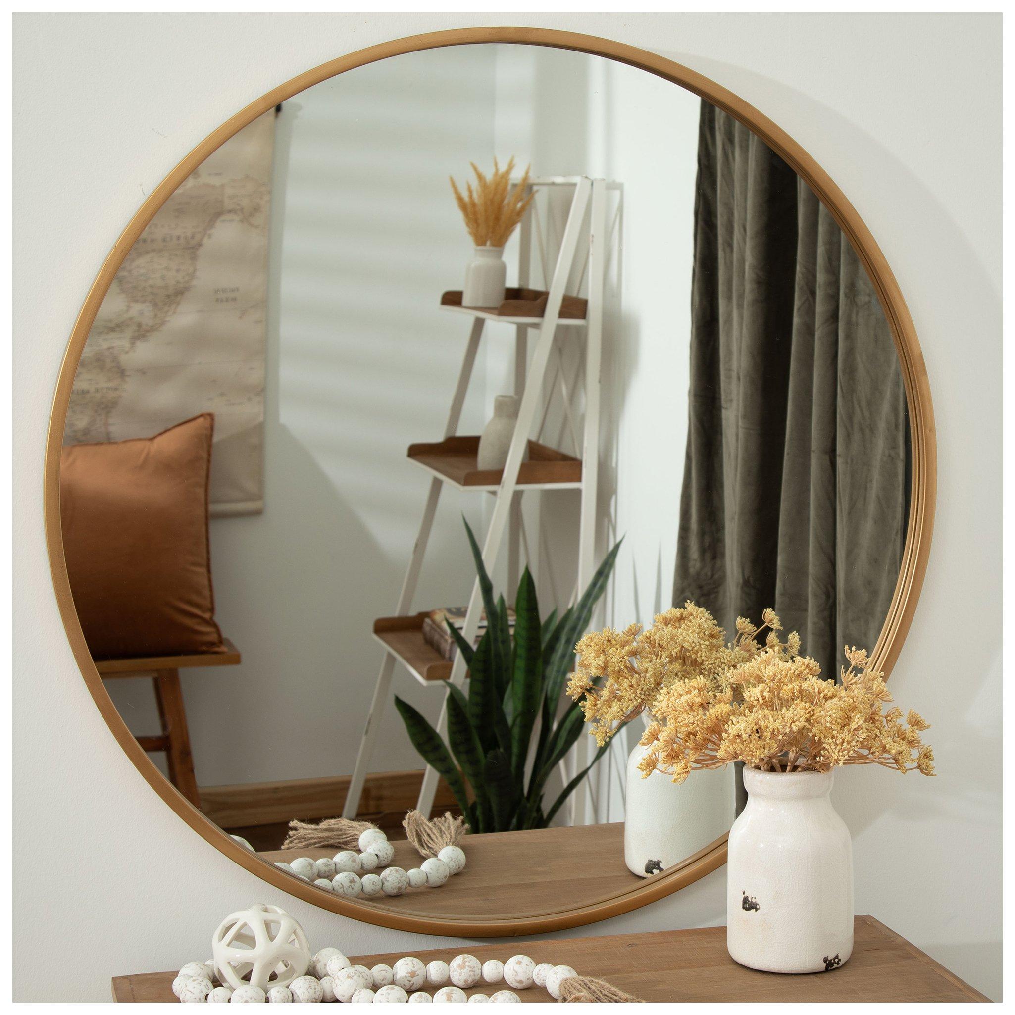 Modern Round Metal Wall Mirror | Hobby Lobby | 1474790