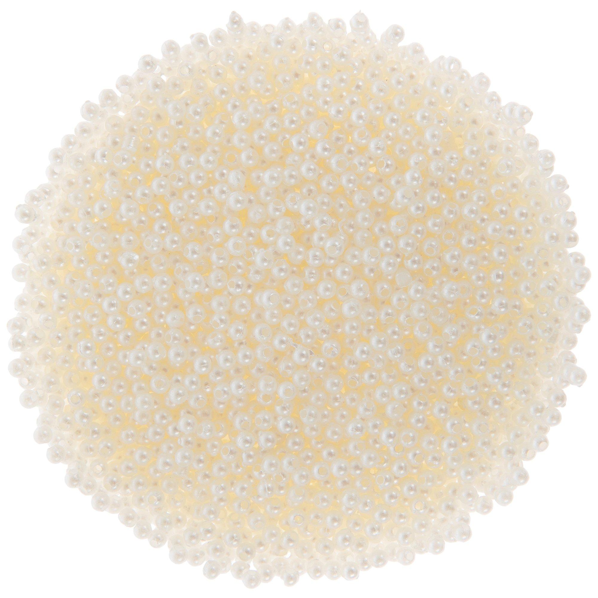 Round Plastic Pearl Beads | Hobby Lobby | 148007