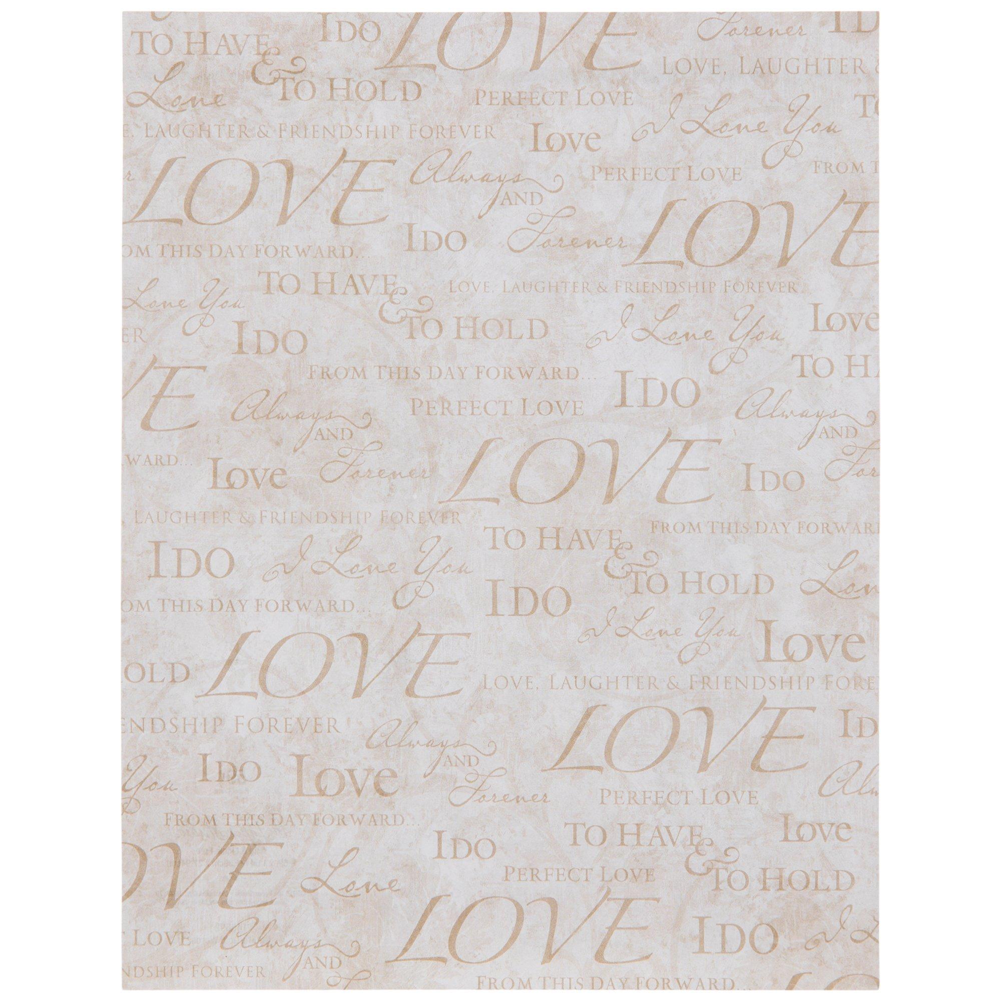 Wedding Scrapbook Paper
