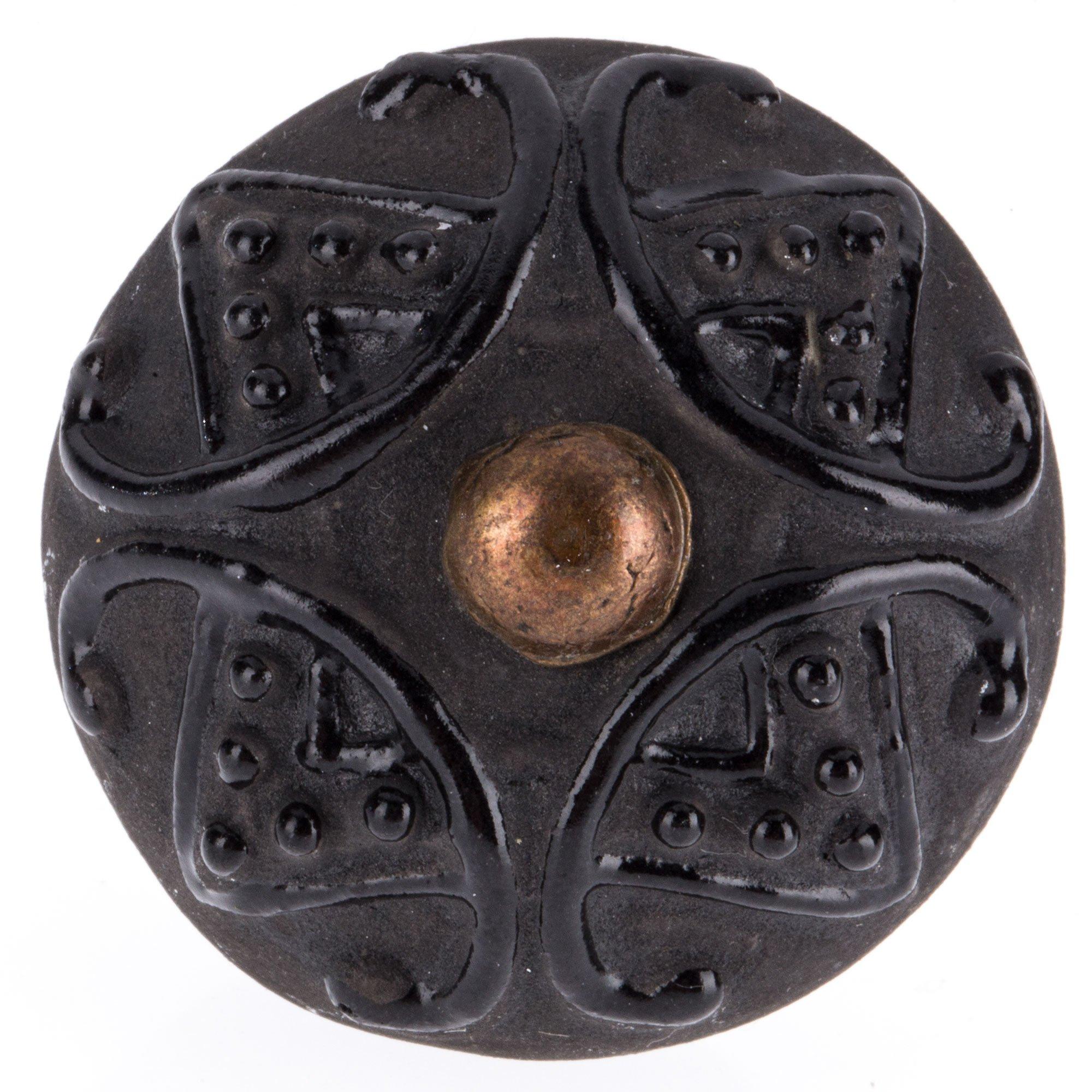 Black Ornate Embossed Knob | Hobby Lobby | 1490861