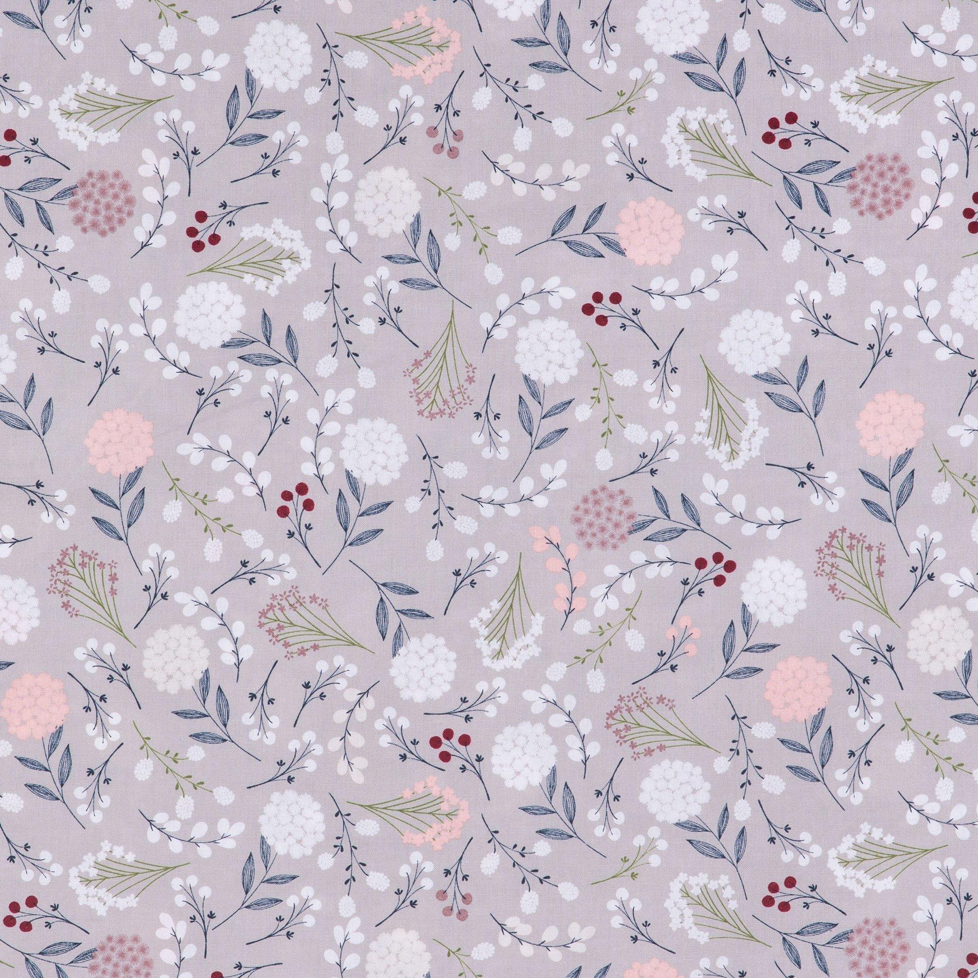 Berry Leaves Cotton Calico Fabric | Hobby Lobby | 1496744