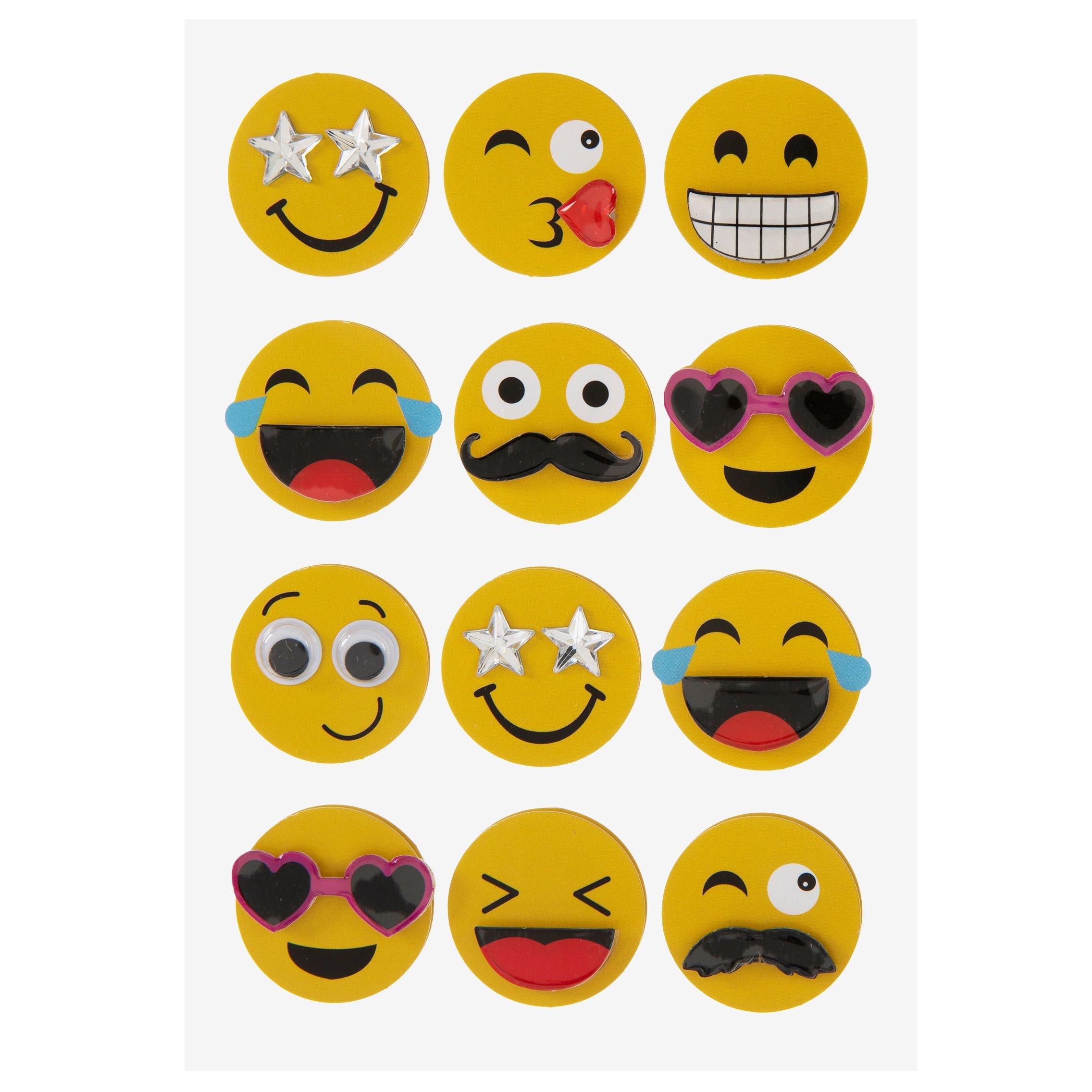 Smiley Face 3D Stickers | Hobby Lobby | 1503515