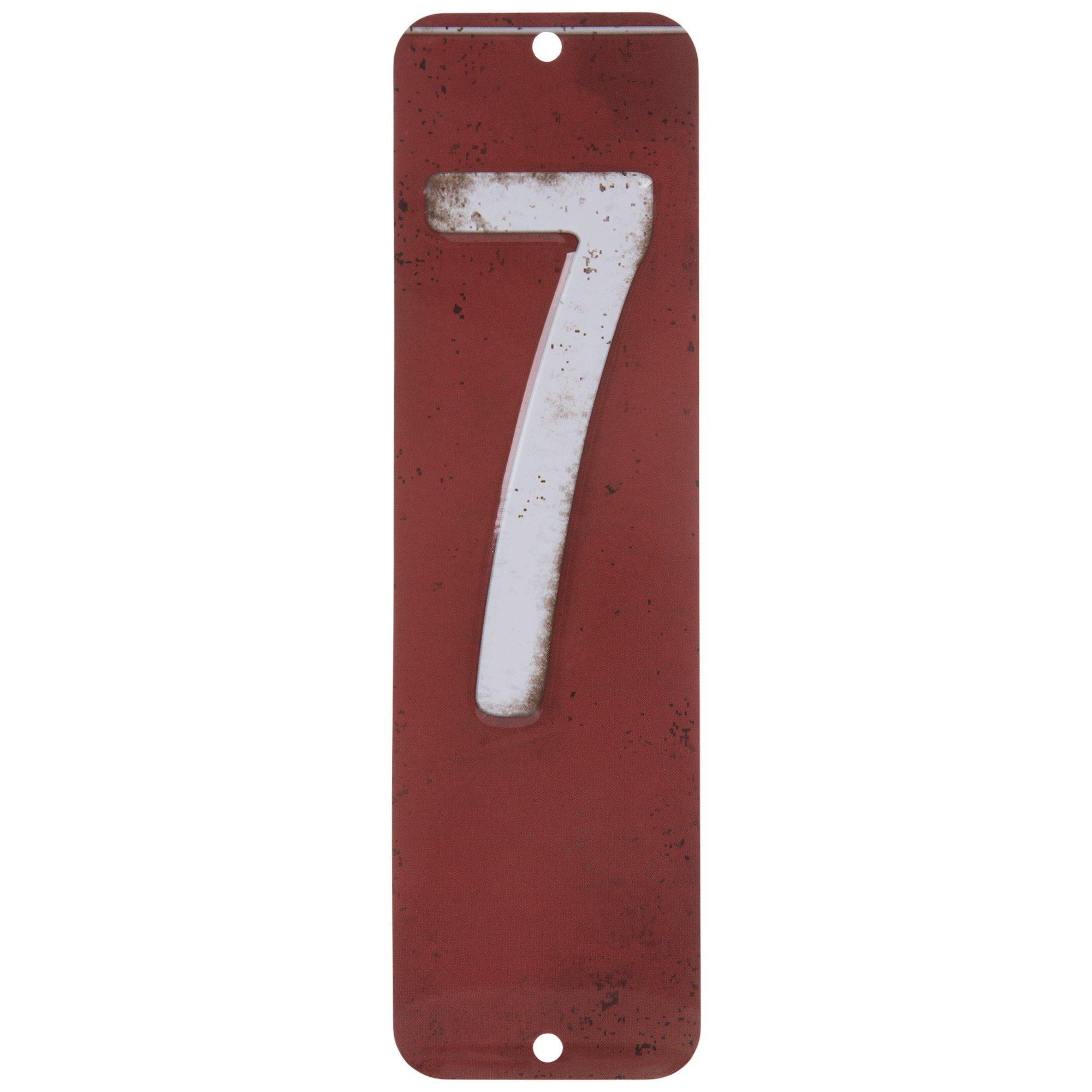 License Plate Number Metal Sign | Hobby Lobby | 1507441