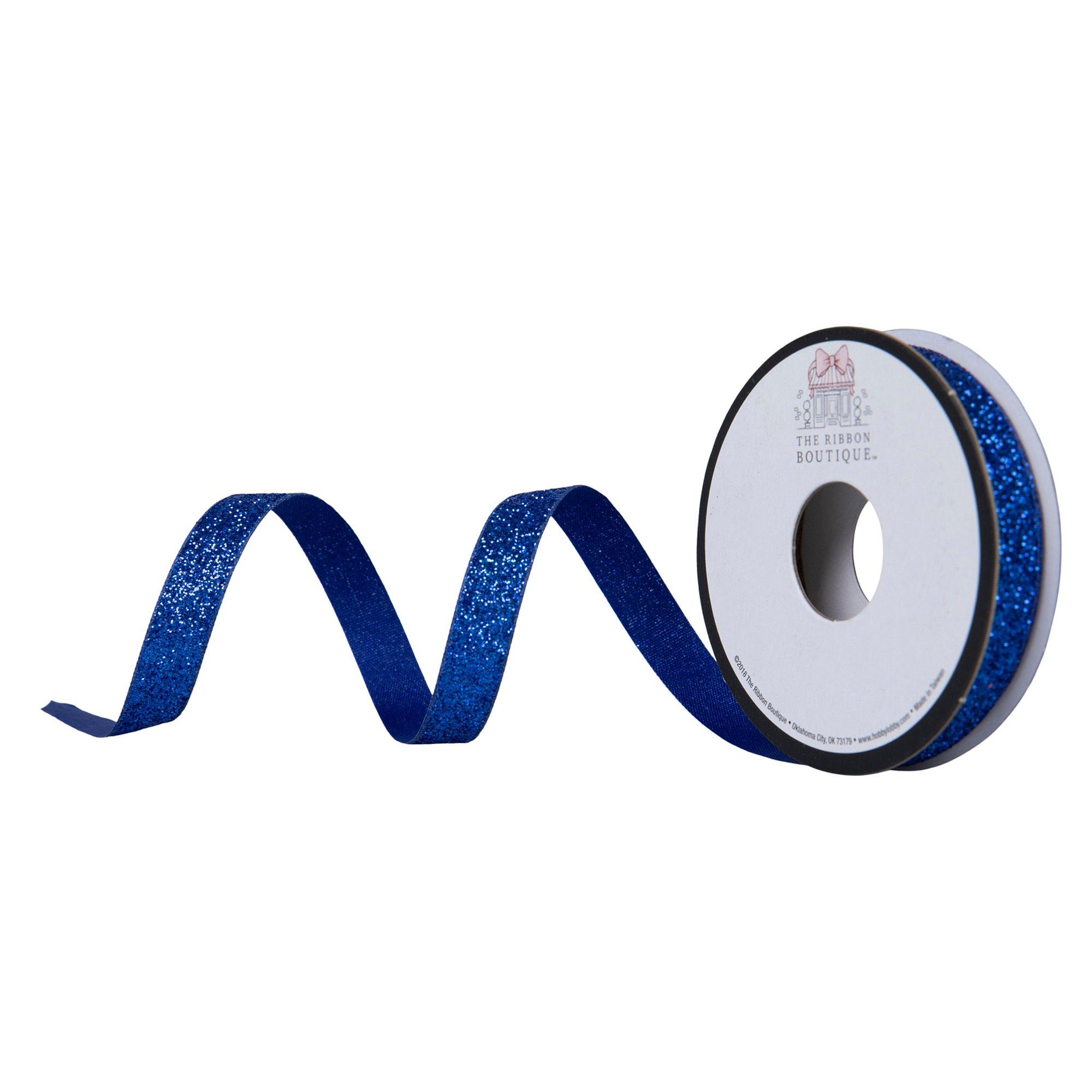 Glitter Cut Edge Ribbon - 3/8" | Hobby Lobby | 1510676