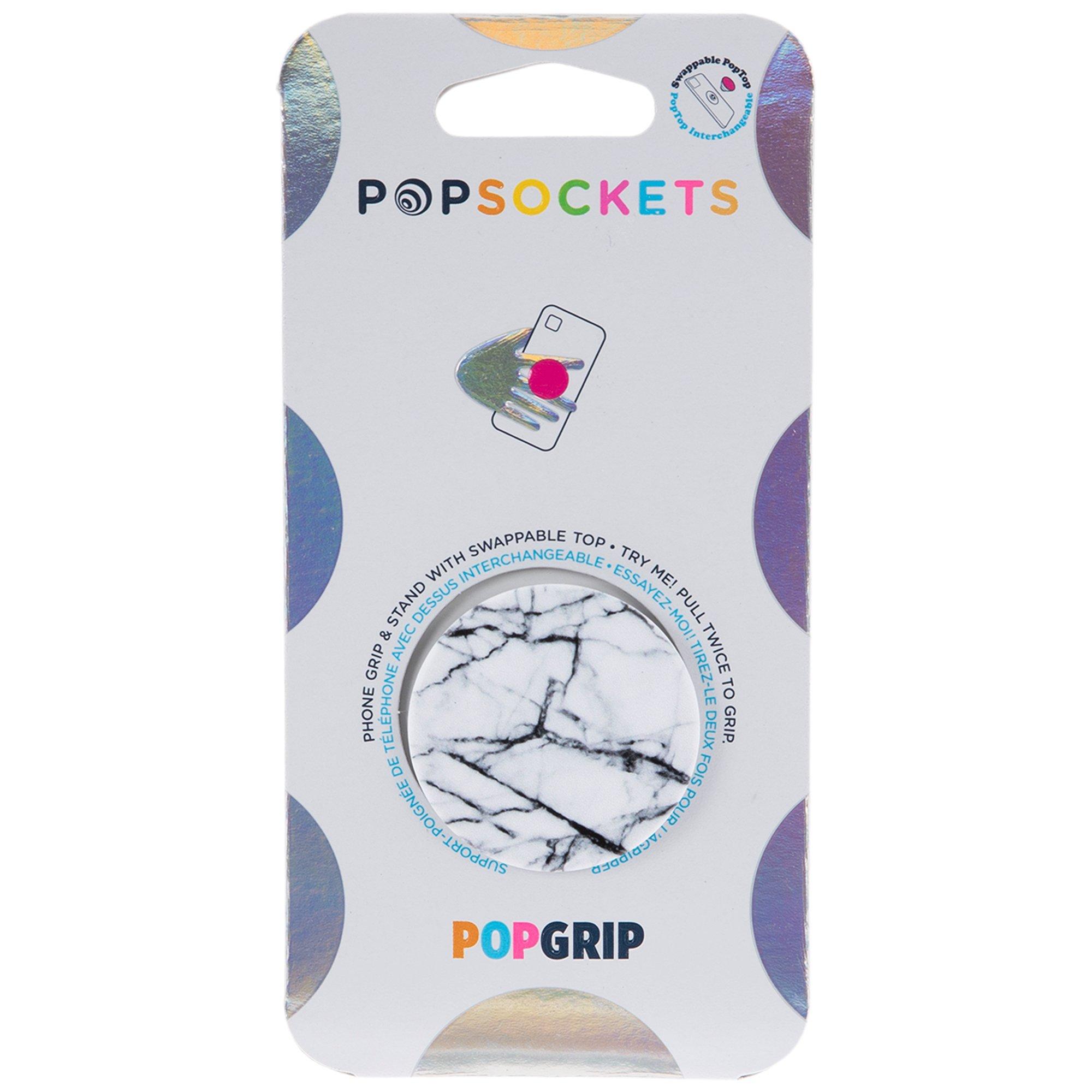 White Marble Pop Socket | Hobby Lobby | 1542919