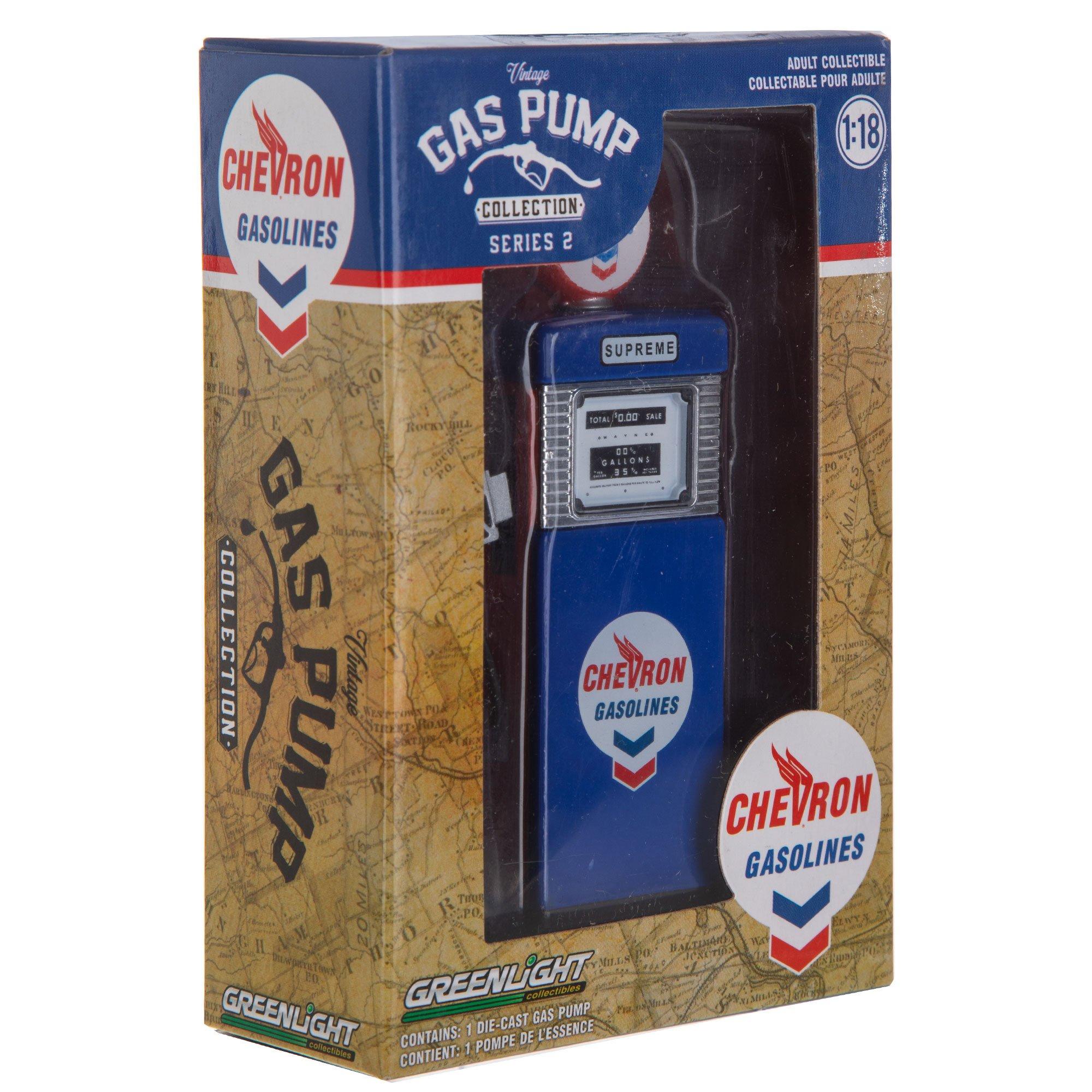 Vintage Chevron Gas Pump