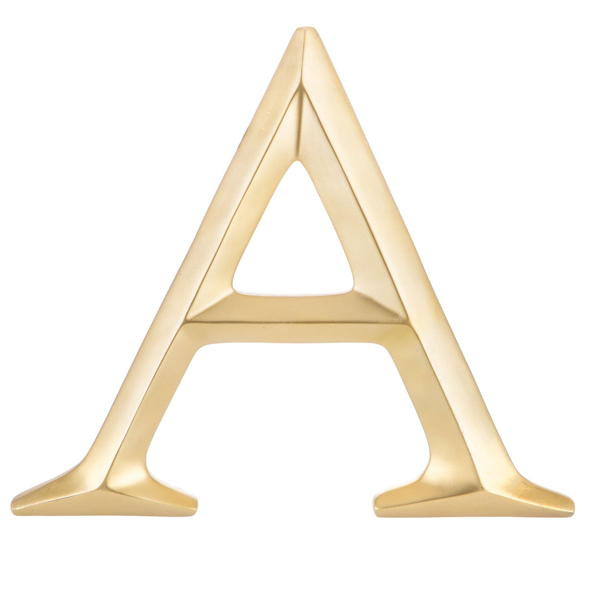 Gold Letter A