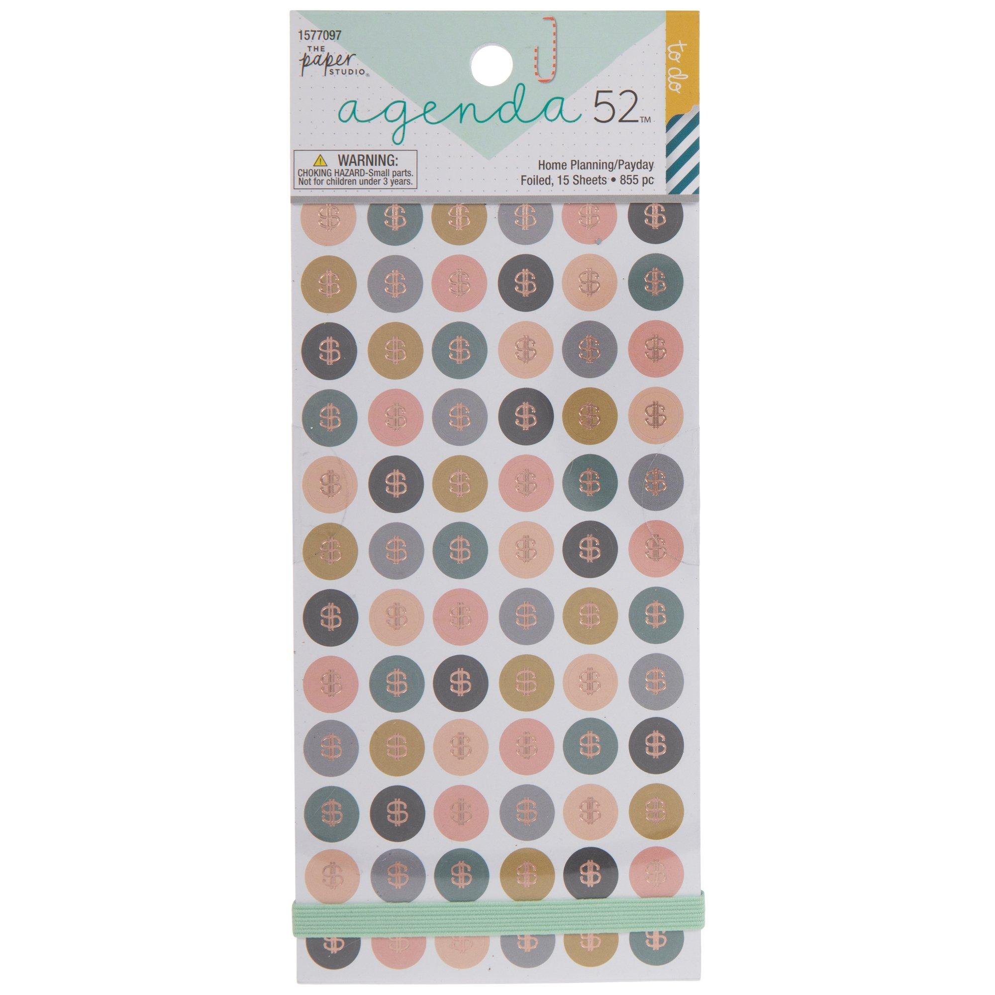Home Planning & Payday Foiled Stickers | Hobby Lobby | 1577097