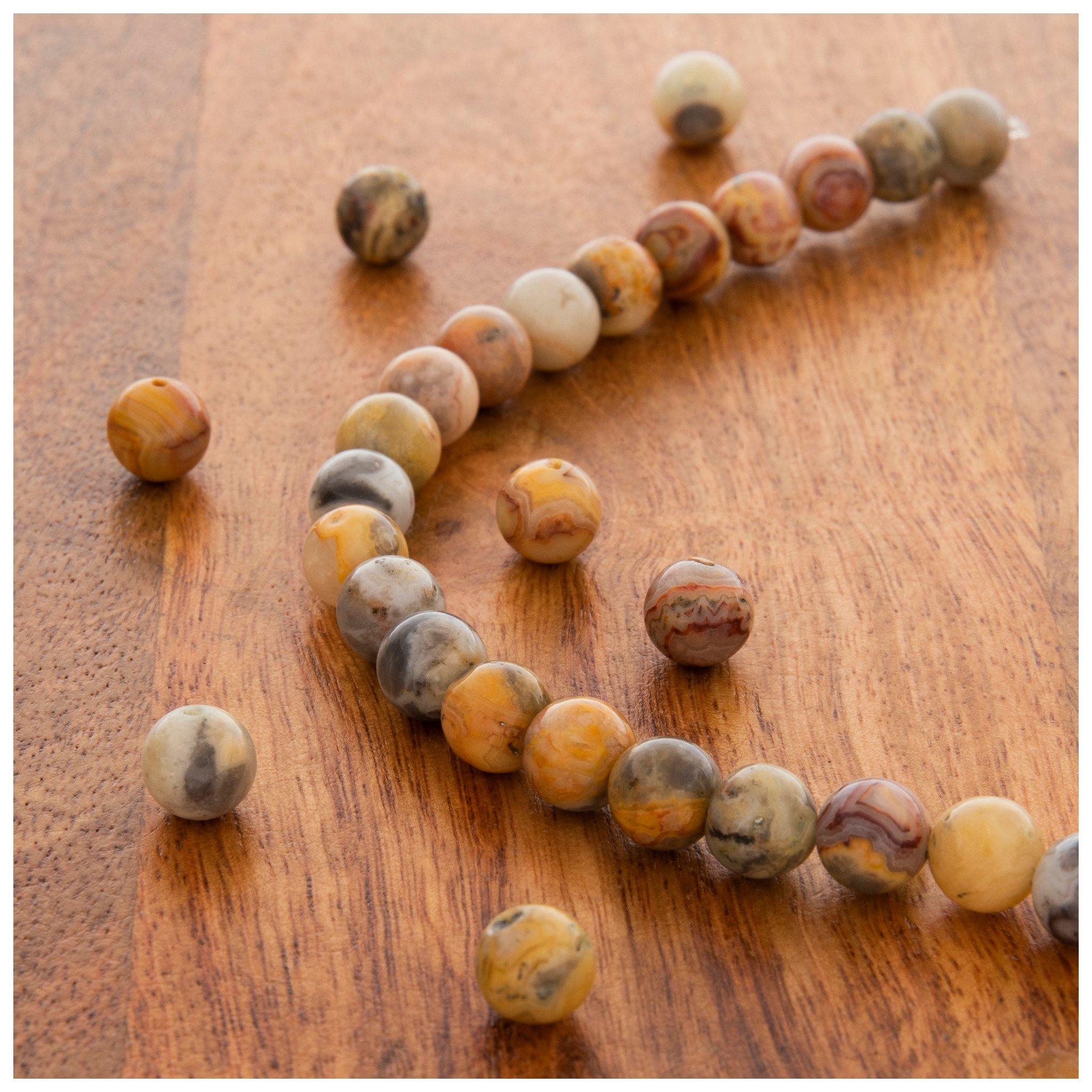 Earth Tone Agate Round Bead Strand | Hobby Lobby | 1579465