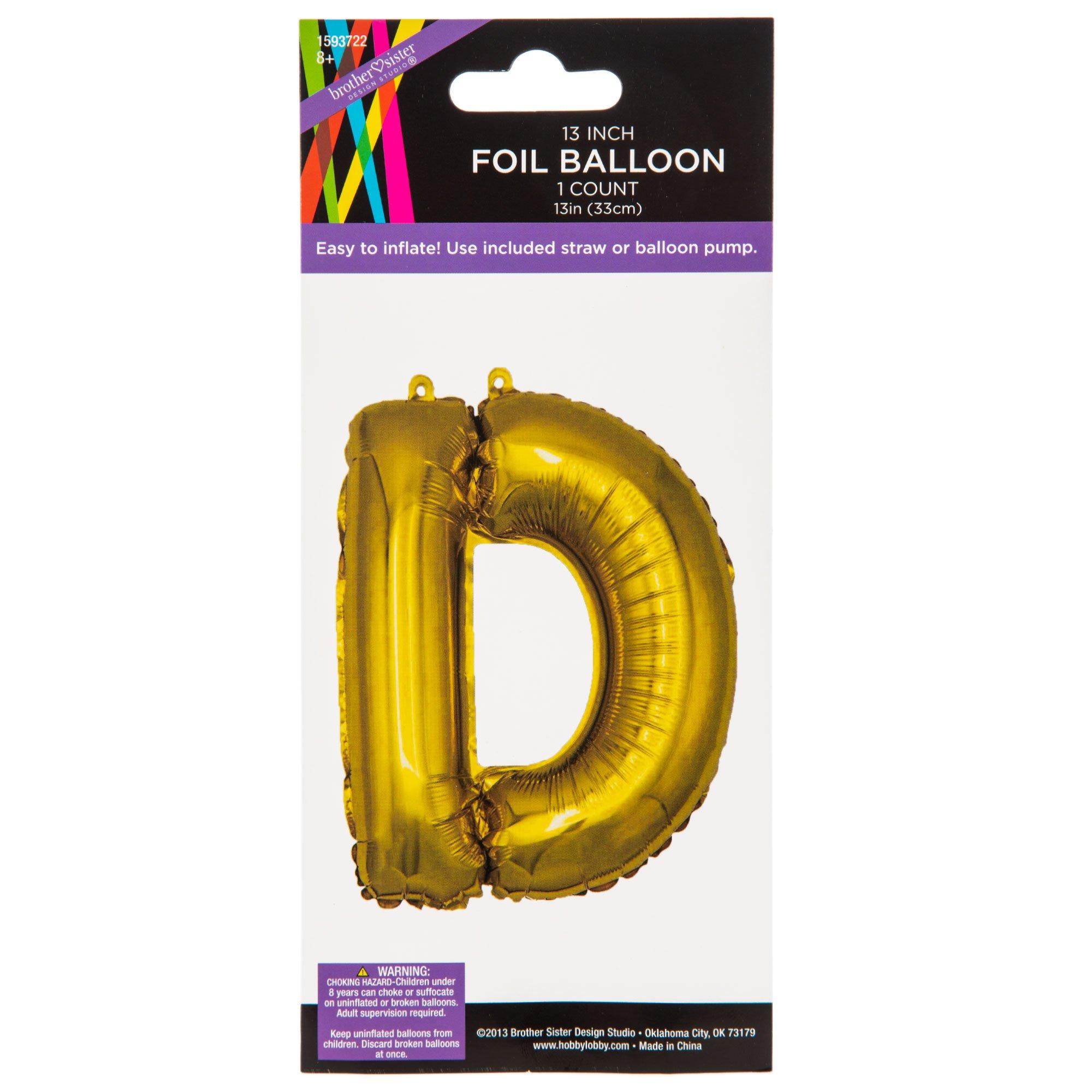 Foil Letter Balloon | Hobby Lobby | 1593722