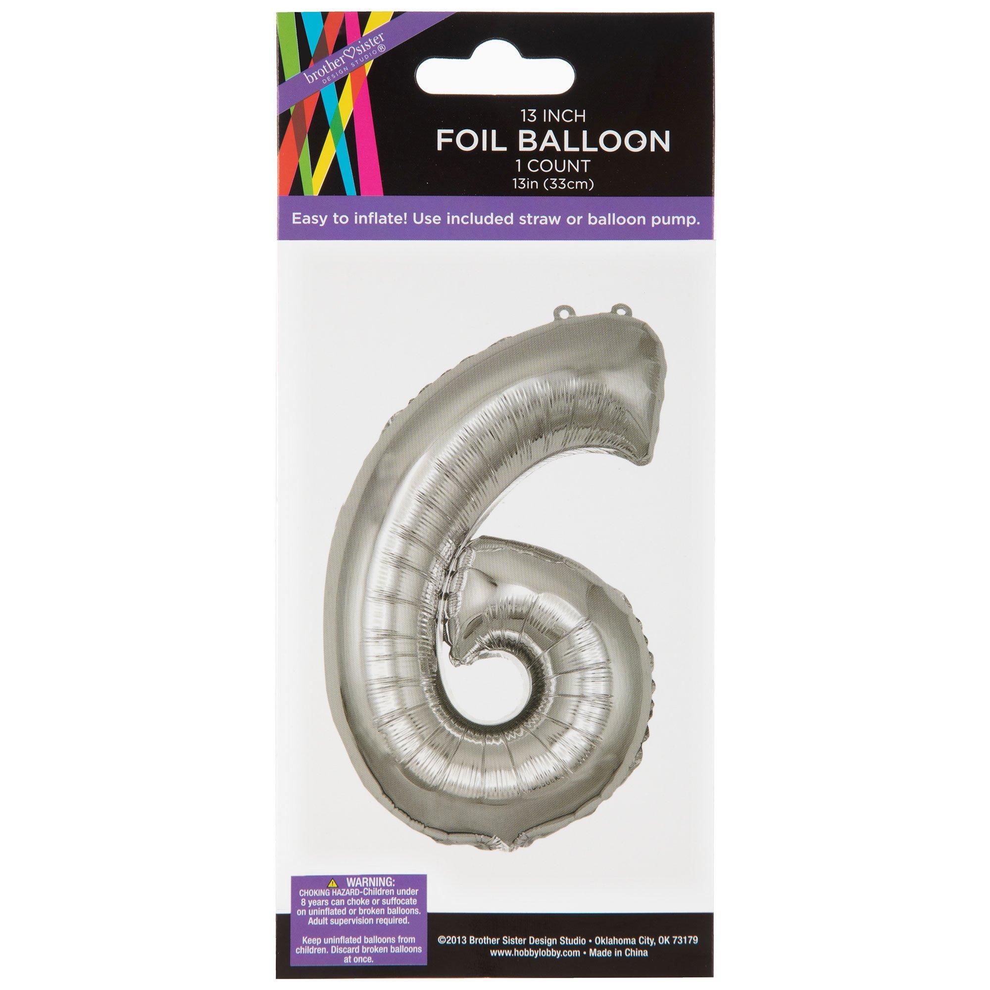 Foil Number Balloon | Hobby Lobby | 1594118