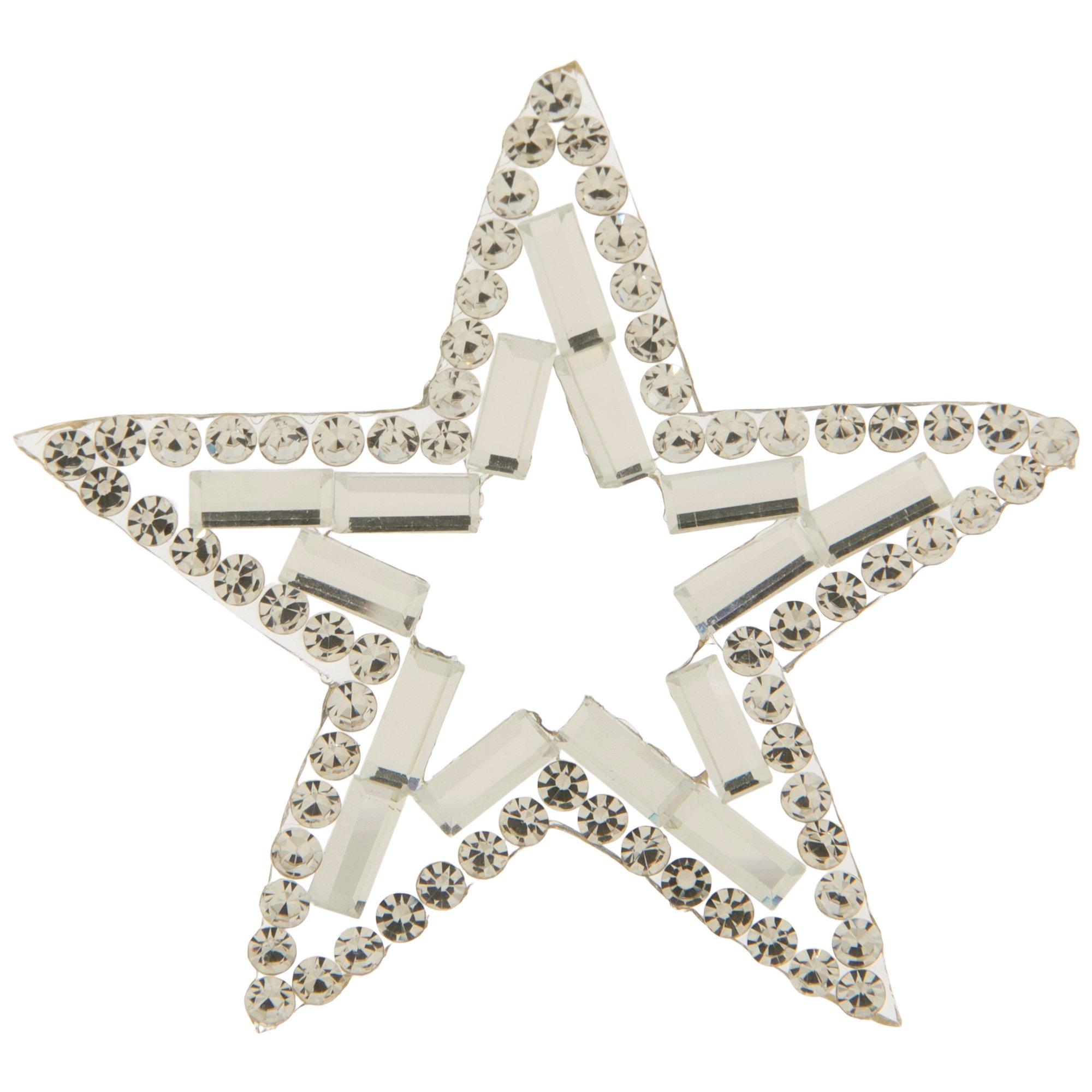 Rhinestone Star Outline Iron-On Appliques | Hobby Lobby | 1620103