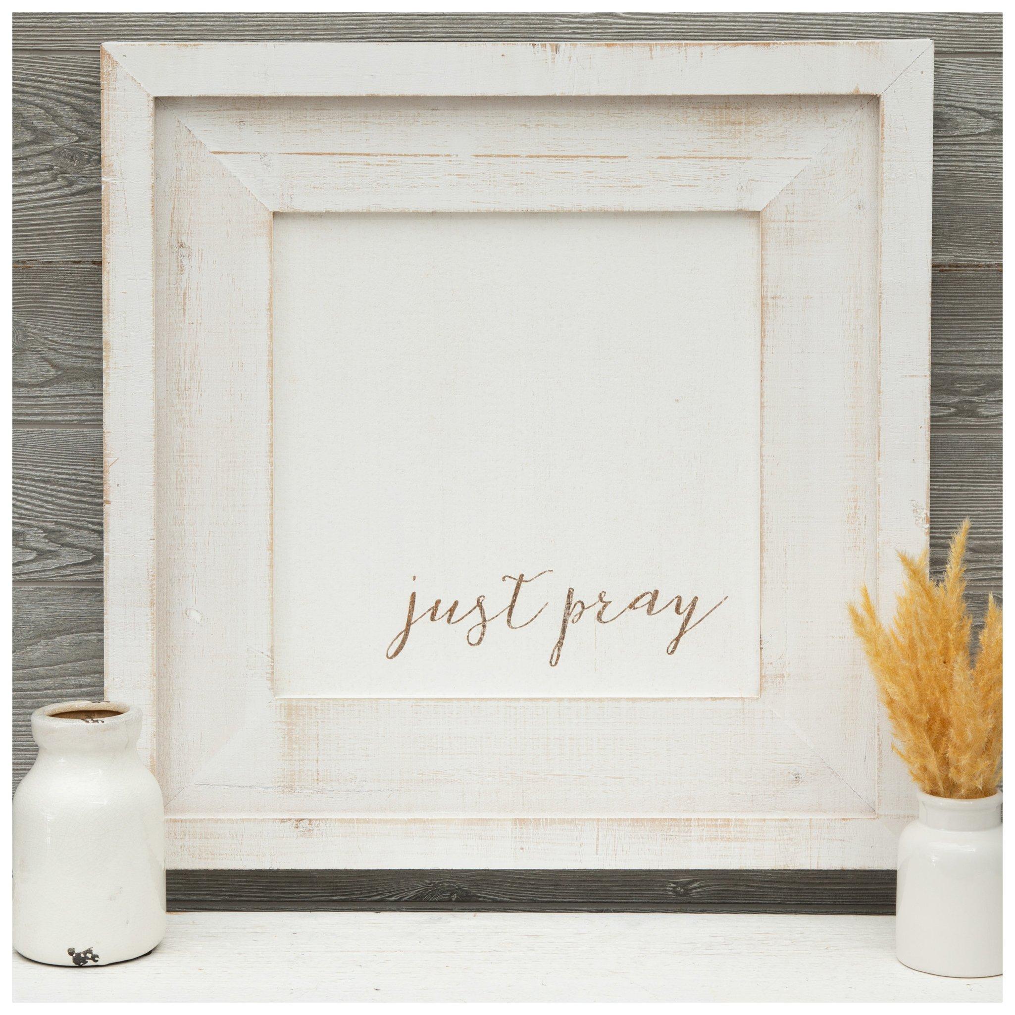 Just Pray Wood Wall Decor | Hobby Lobby | 1651645