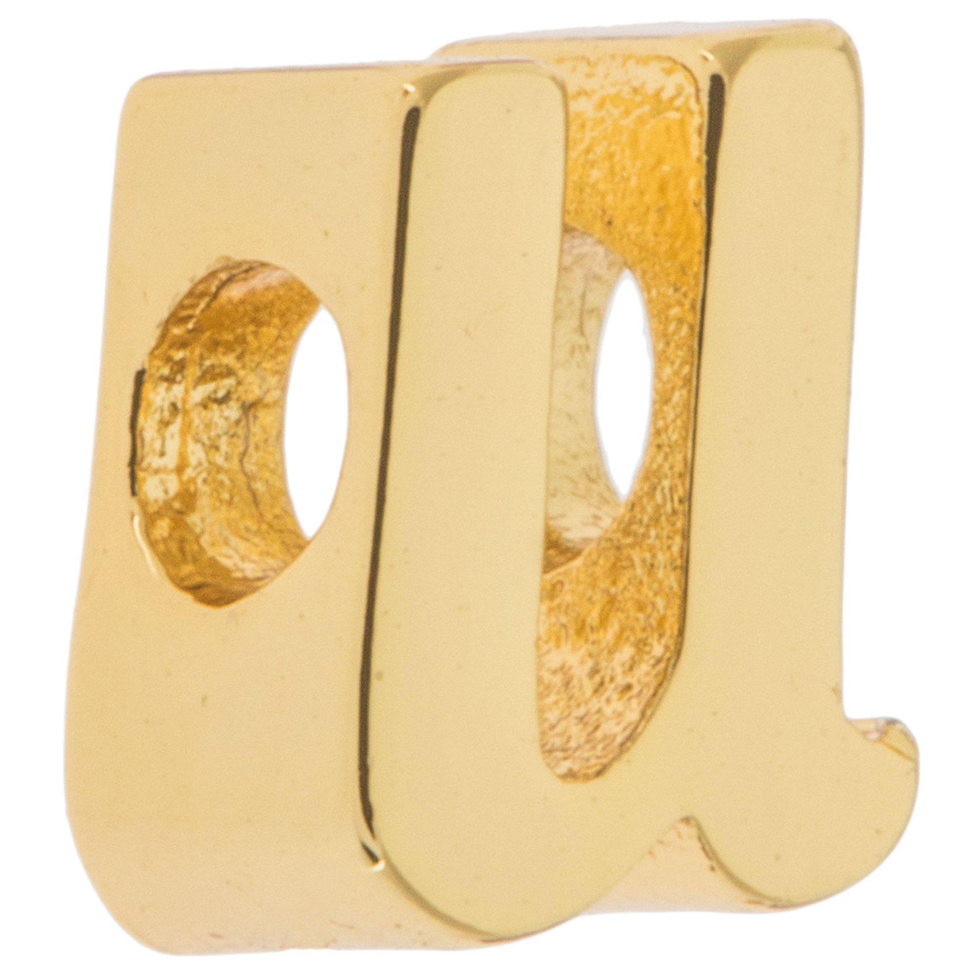 14K Gold Plated Cursive Letter Charm | Hobby Lobby | 1660505