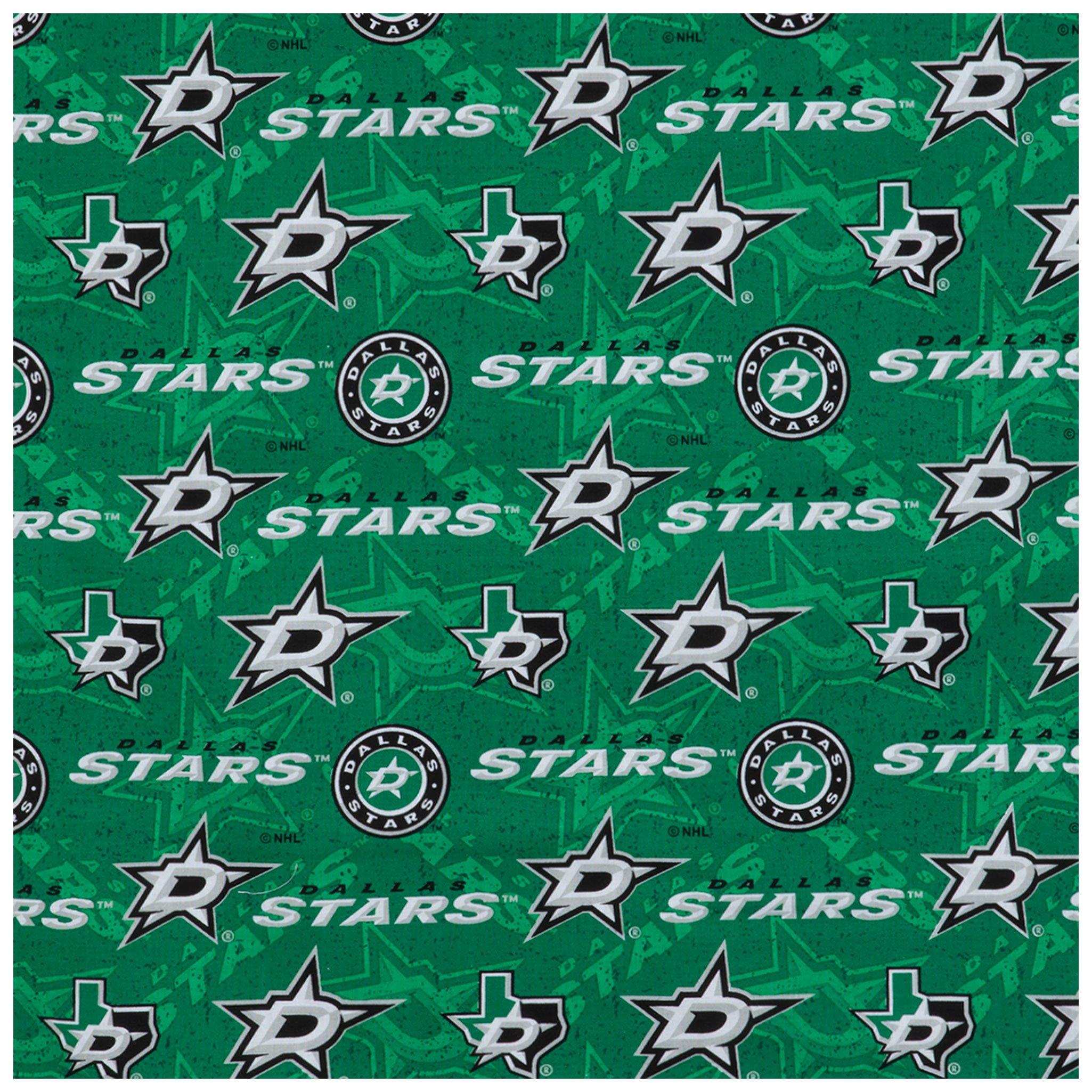 NHL Dallas Stars Allover Cotton Fabric | Hobby Lobby | 1675586