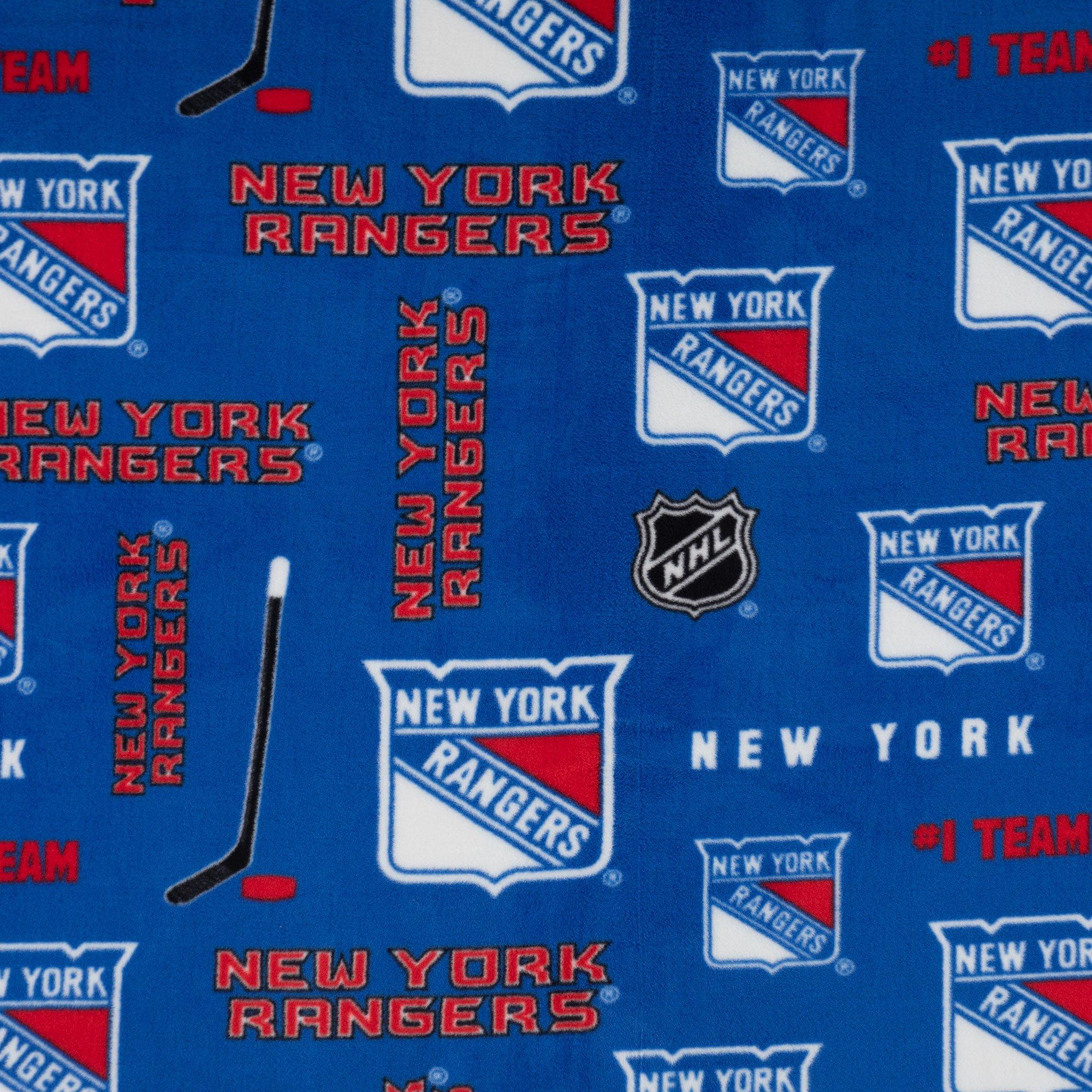 NHL New York Rangers Fleece Fabric | Hobby Lobby | 1676576