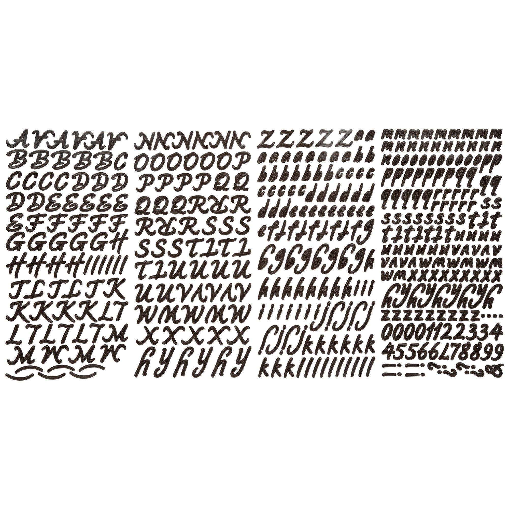 Script Alphabet Stickers | Hobby Lobby | 168849