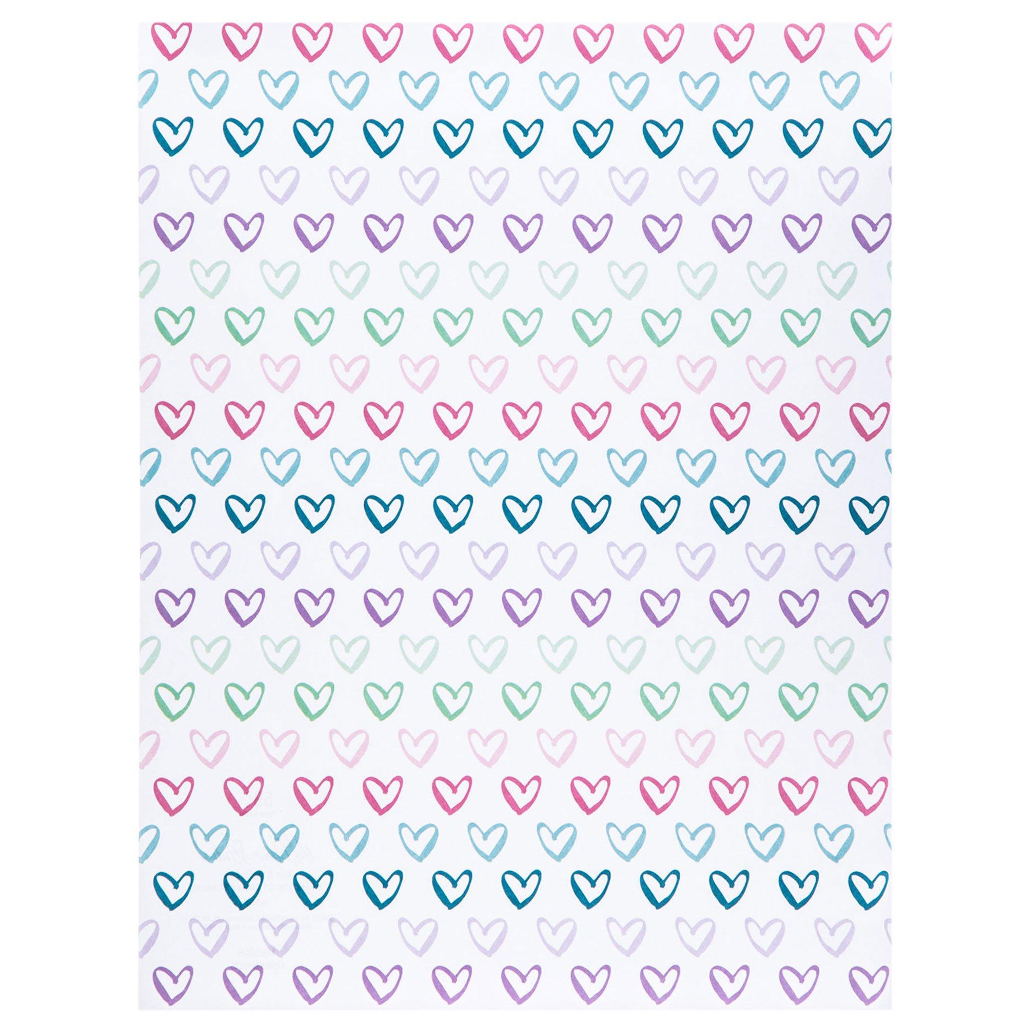 Scrapbook Paper Hearts