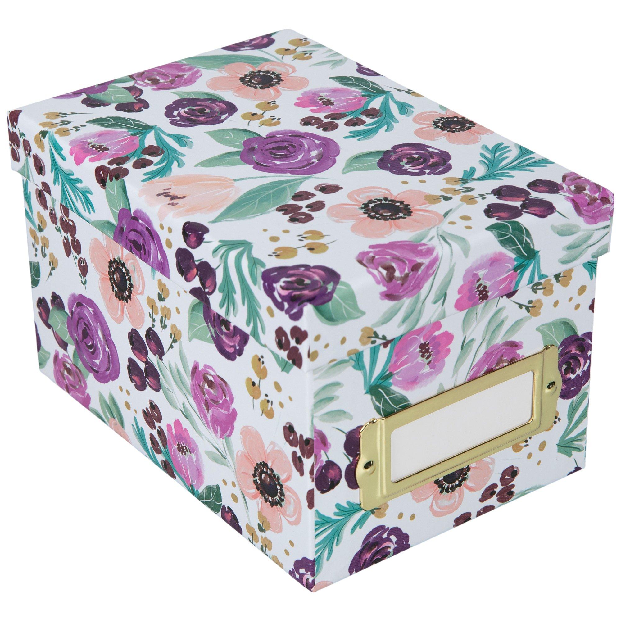 Mini Floral Photo Storage Box | Hobby Lobby | 1707413