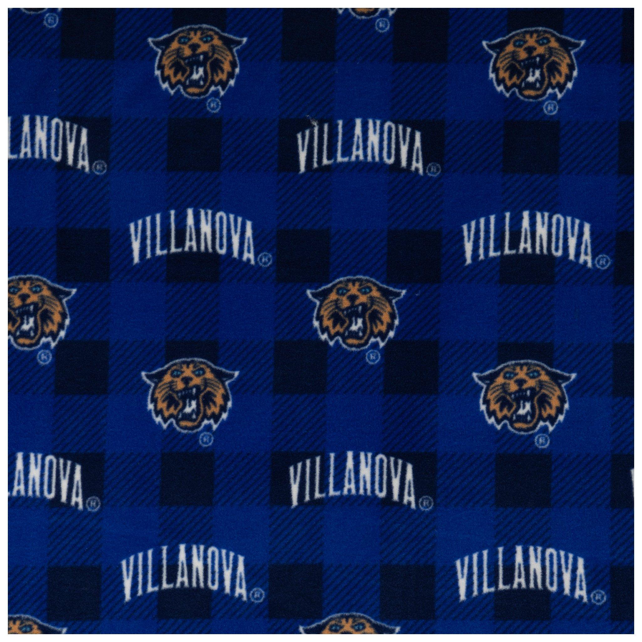 Villanova Buffalo Plaid Collegiate Fleece Fabric | Hobby Lobby | 1720028