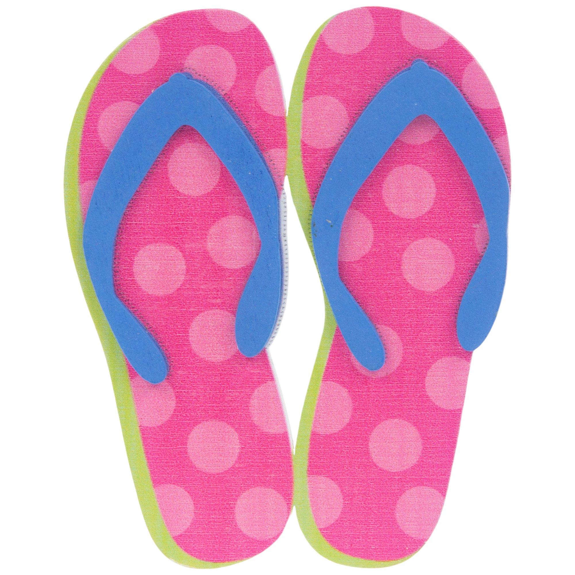 Polka Dot Flip-Flops Painted Wood Shape | Hobby Lobby | 1724426