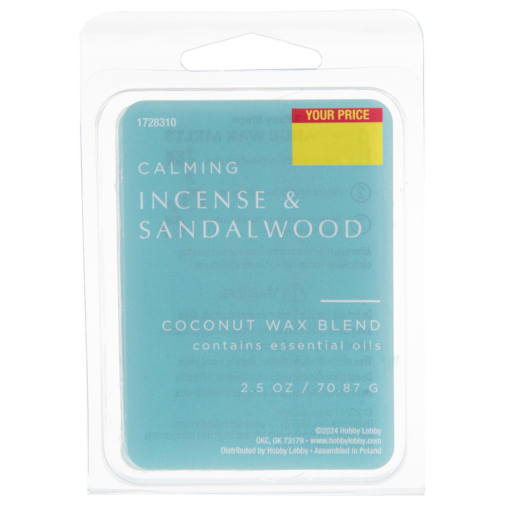 Calming Incense & Sandalwood Wax Melts | Hobby Lobby | 1728310