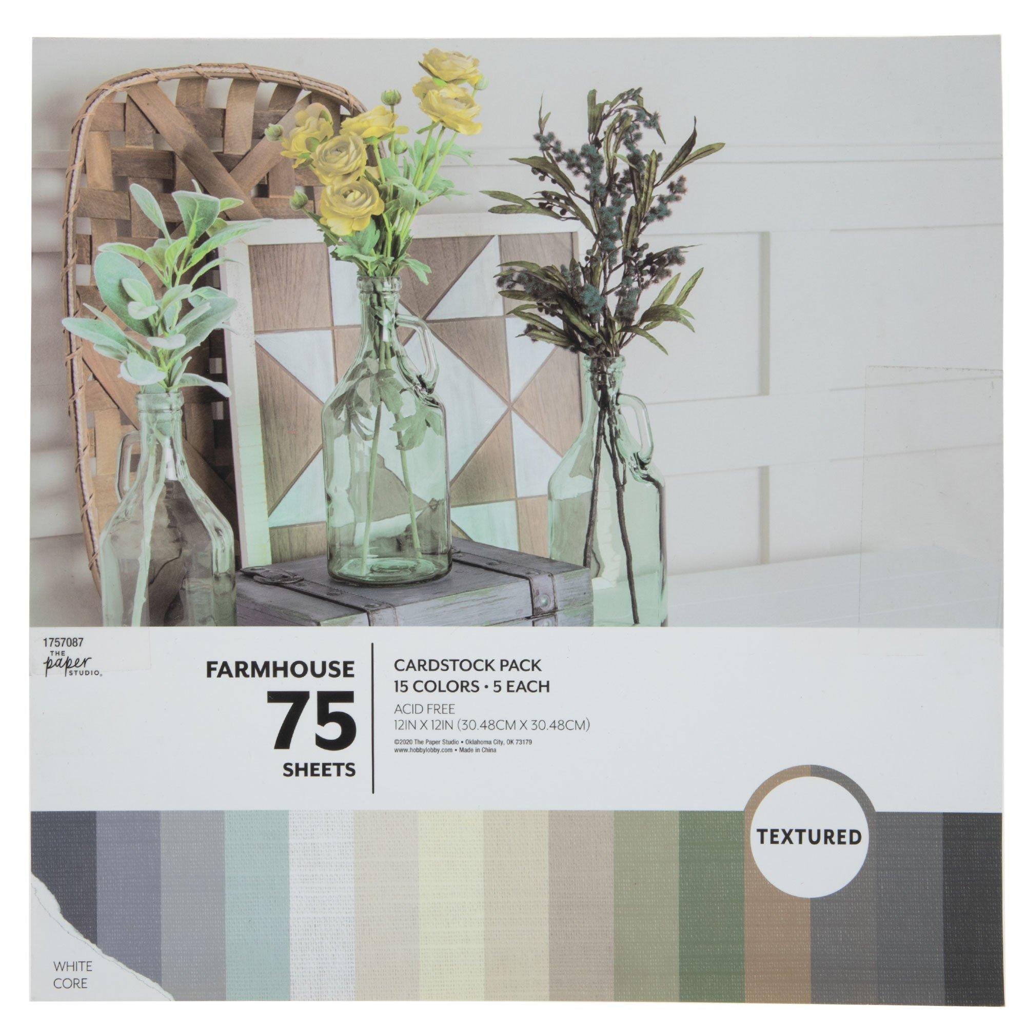 Textured Cardstock Paper Pack - 12" x 12" | Hobby Lobby | 1757087