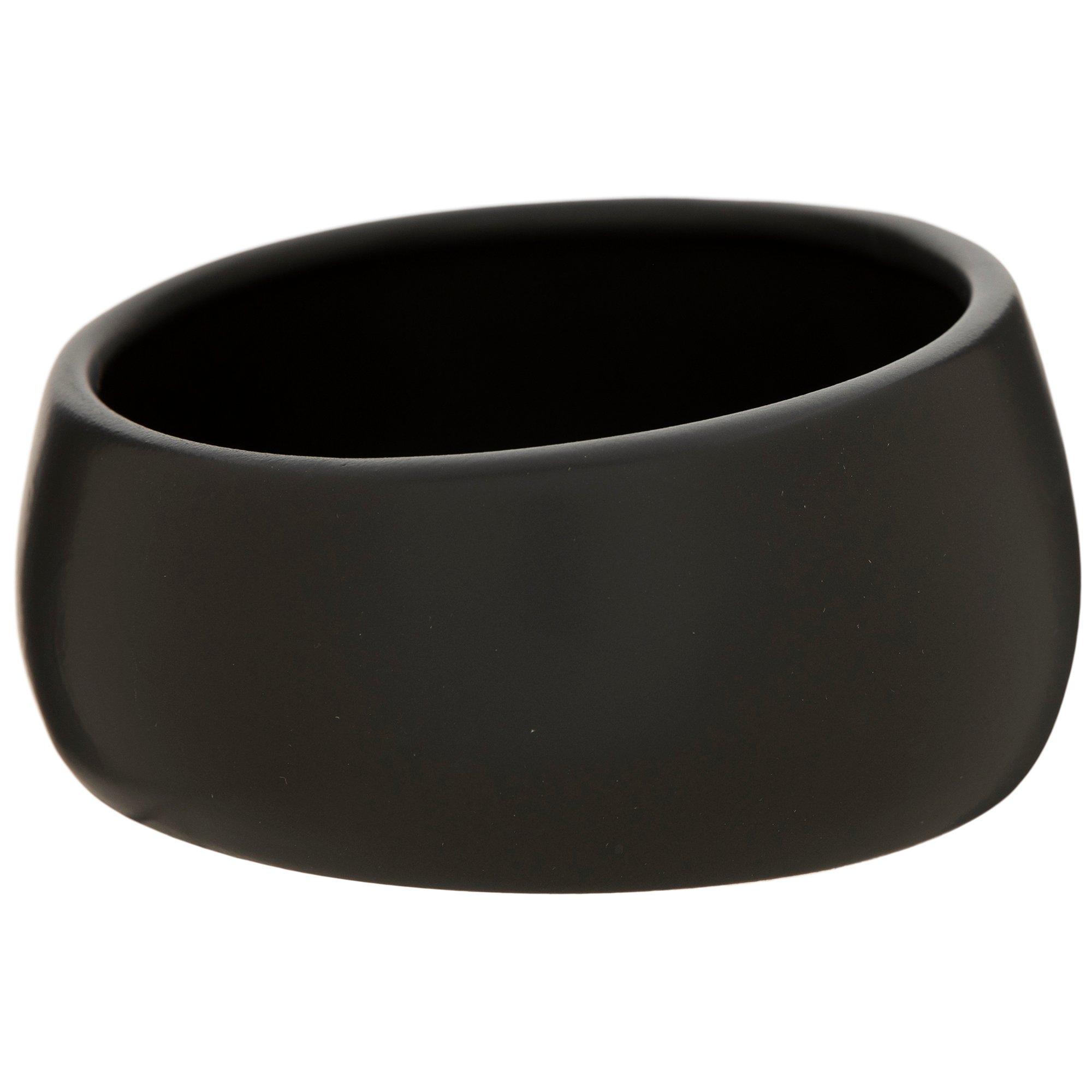 Matte Black Flower Pot With Slanted Rim | Hobby Lobby | 1758689