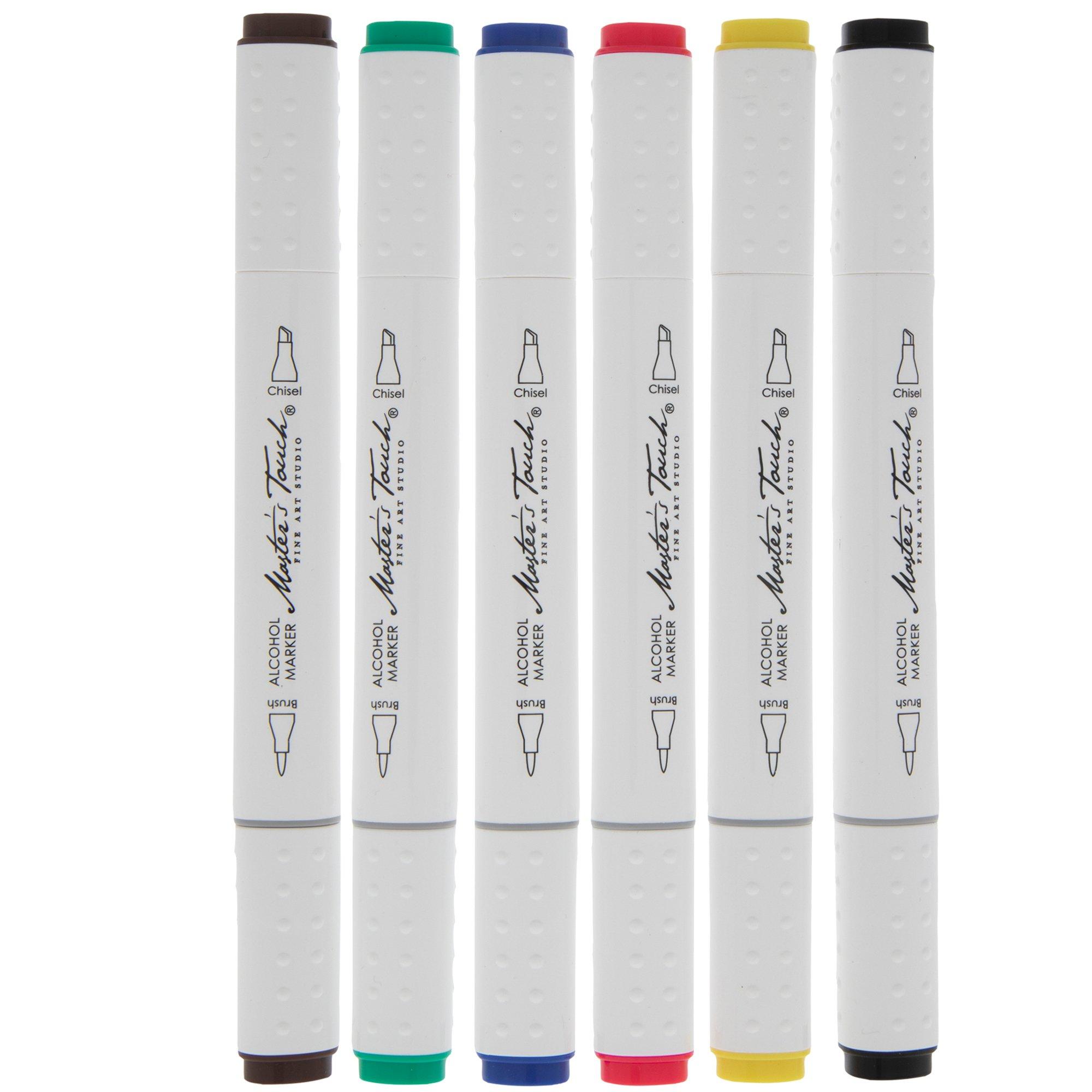 Twin Tipped Alcohol Markers - 6 Piece Set | Hobby Lobby | 1762376